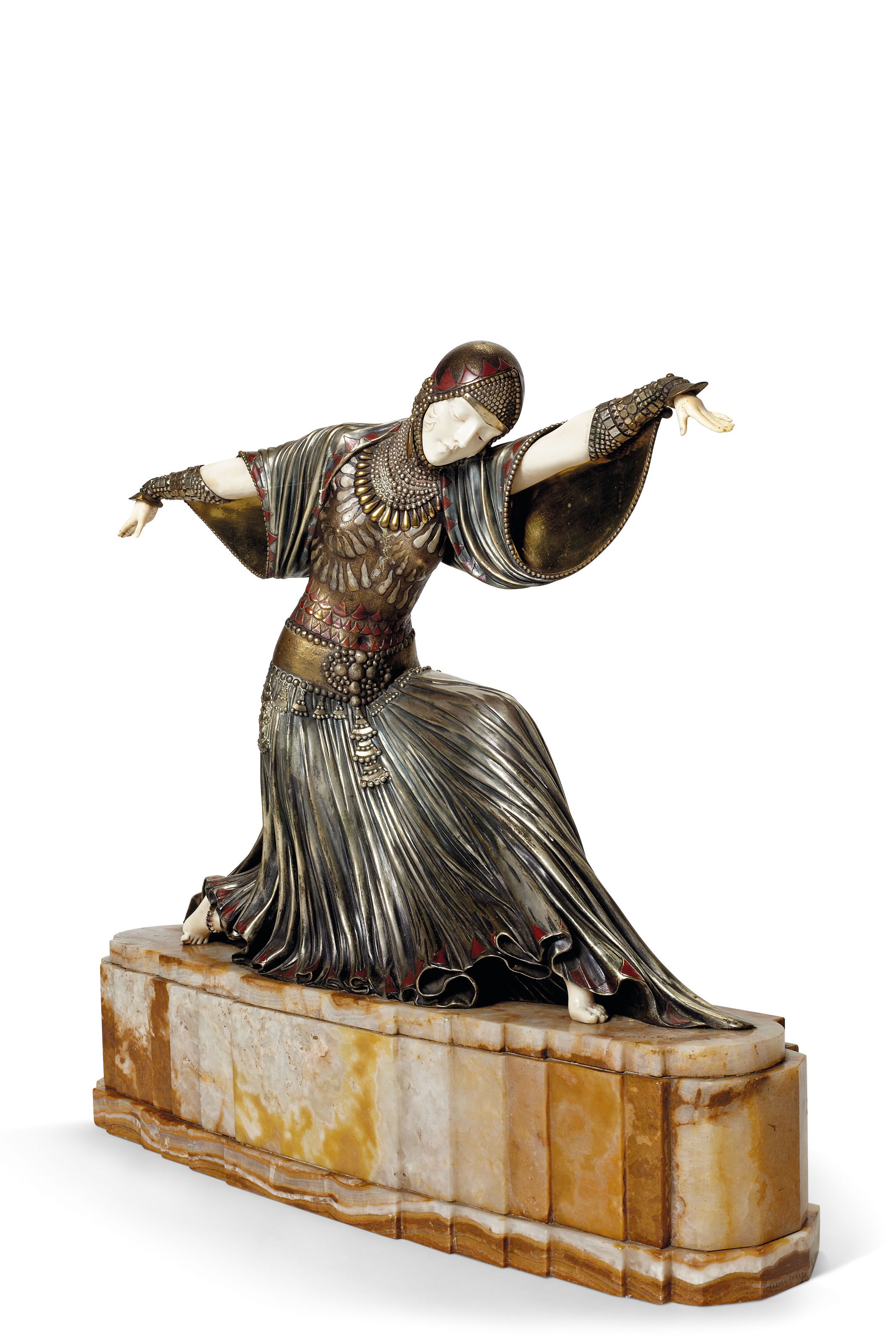 DEMETRE CHIPARUS 1886-1947 , 'THAIS', A RARE ART DECO FIGURE, CIRCA ...