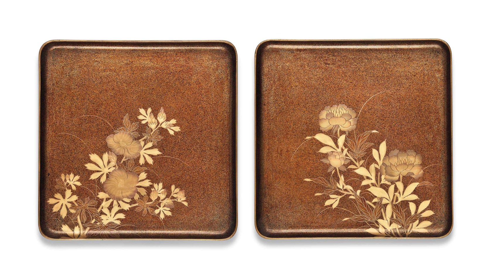 A PAIR OF JAPANESE LACQUER TRAYS, EDO PERIOD, 19TH CENTURY | Christie's