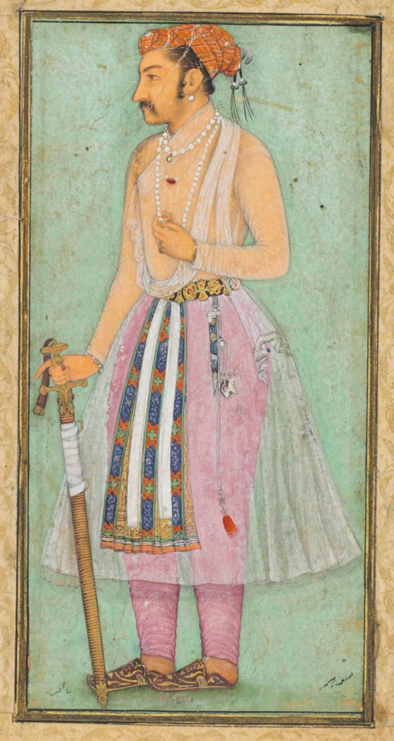 A PORTRAIT OF THE EMPEROR SHAH JAHAN