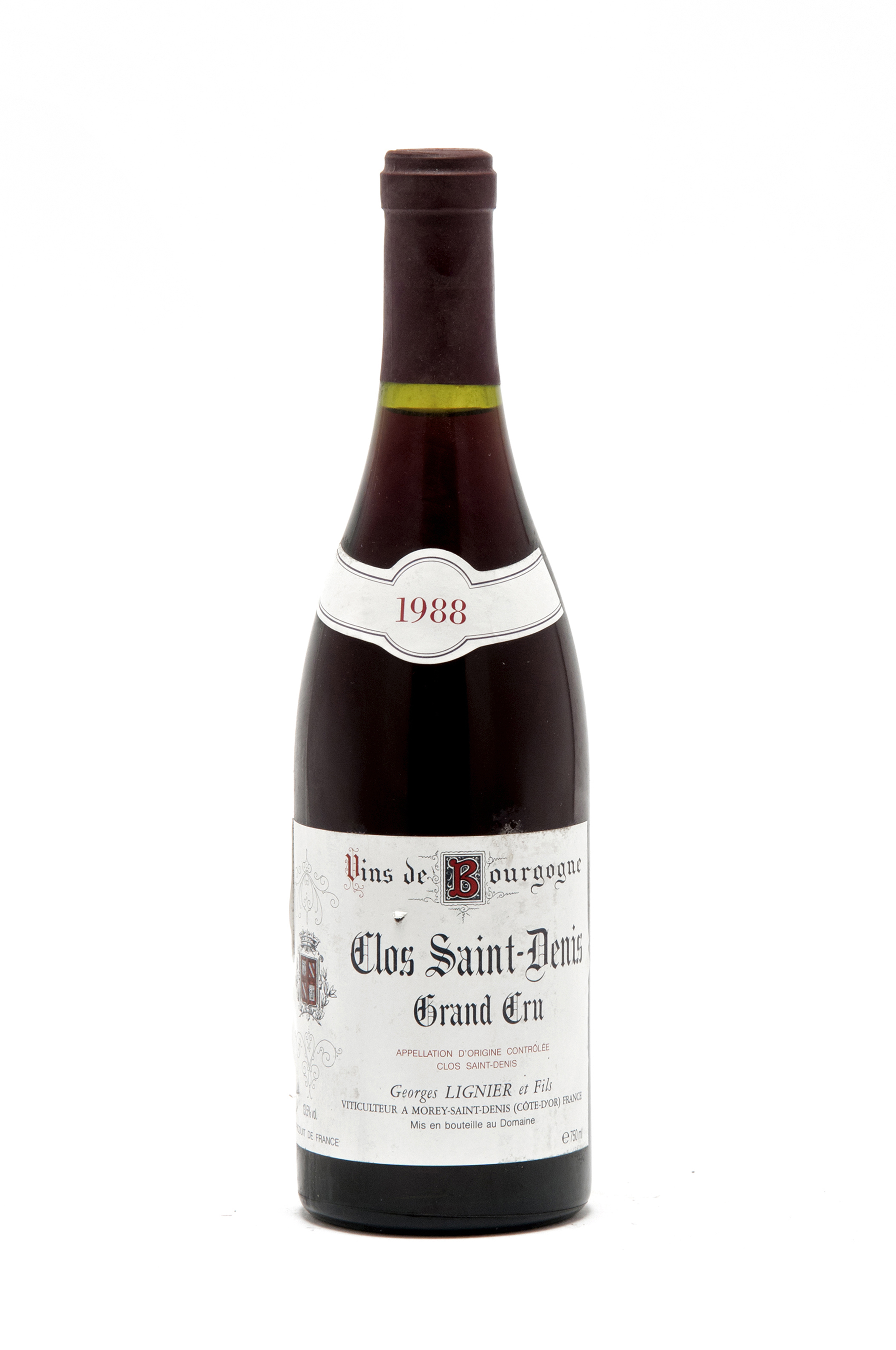 Georges Lignier, Clos-Saint-Denis 1988, Grand Cru, Côte de Nuits ...