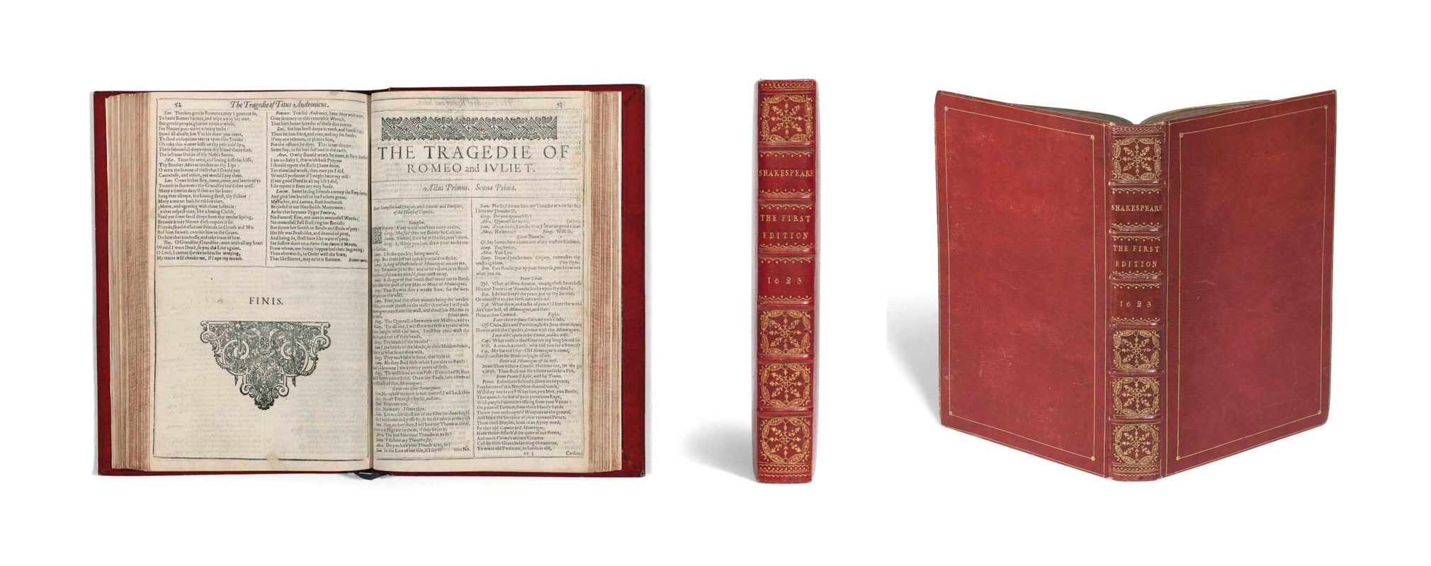 SHAKESPEARE, William (1564-1616). Comedies, Histories, and Tragedies ...