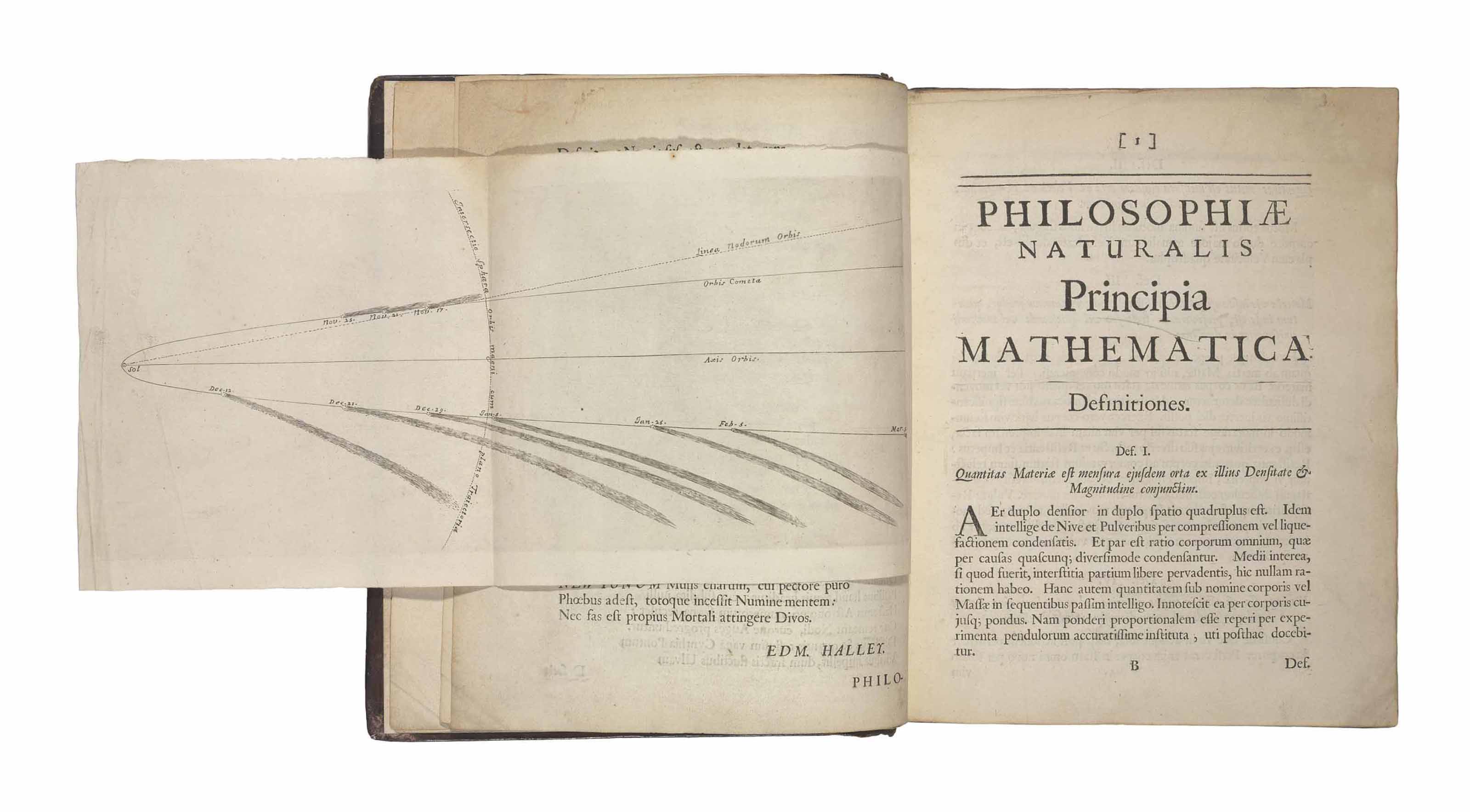 NEWTON, Sir Isaac (1642-1727). Philosophiae naturalis principia ...