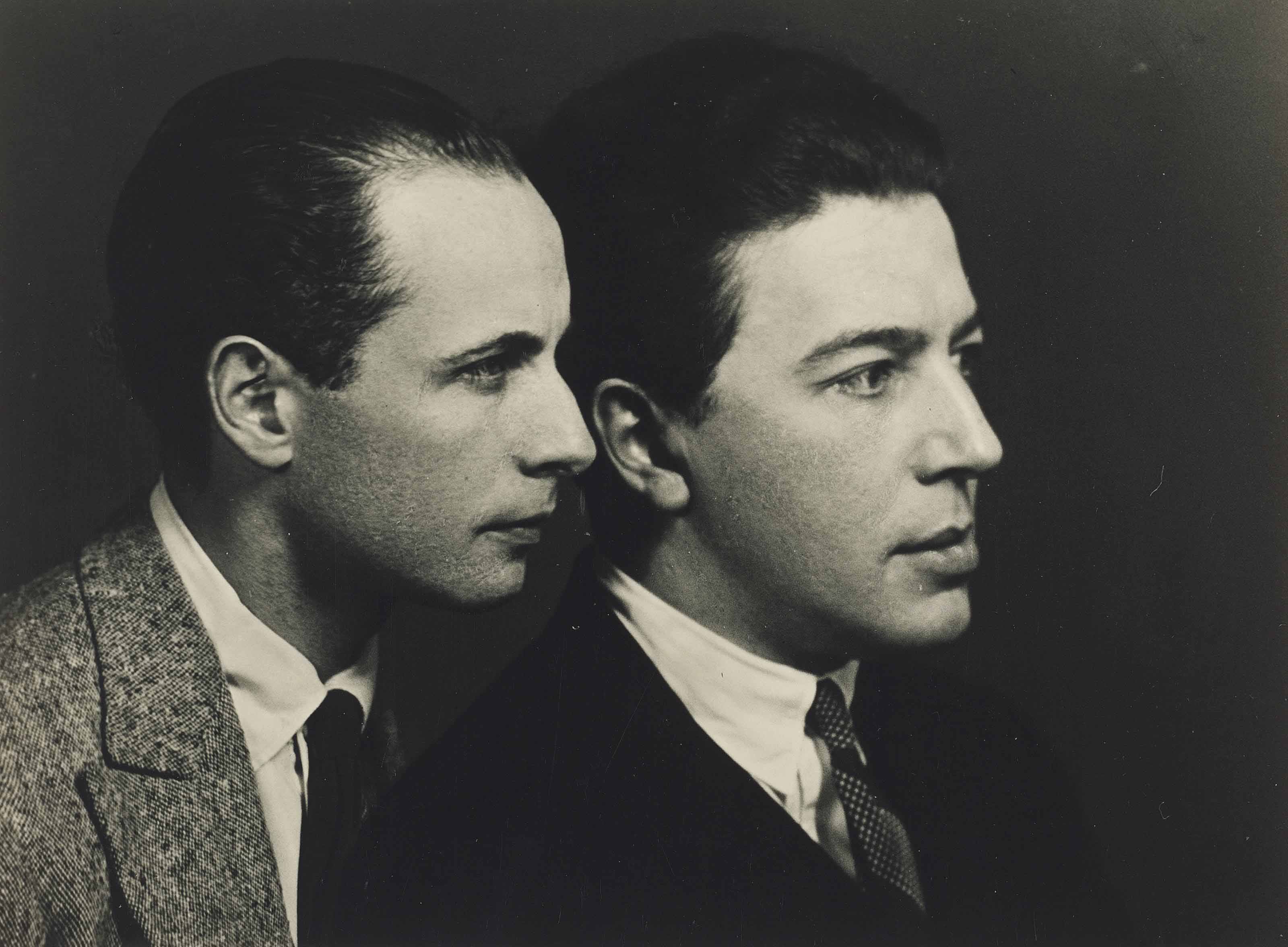 Man Ray (1890-1976) , Louis Aragon and André Breton, circa 1924 ...