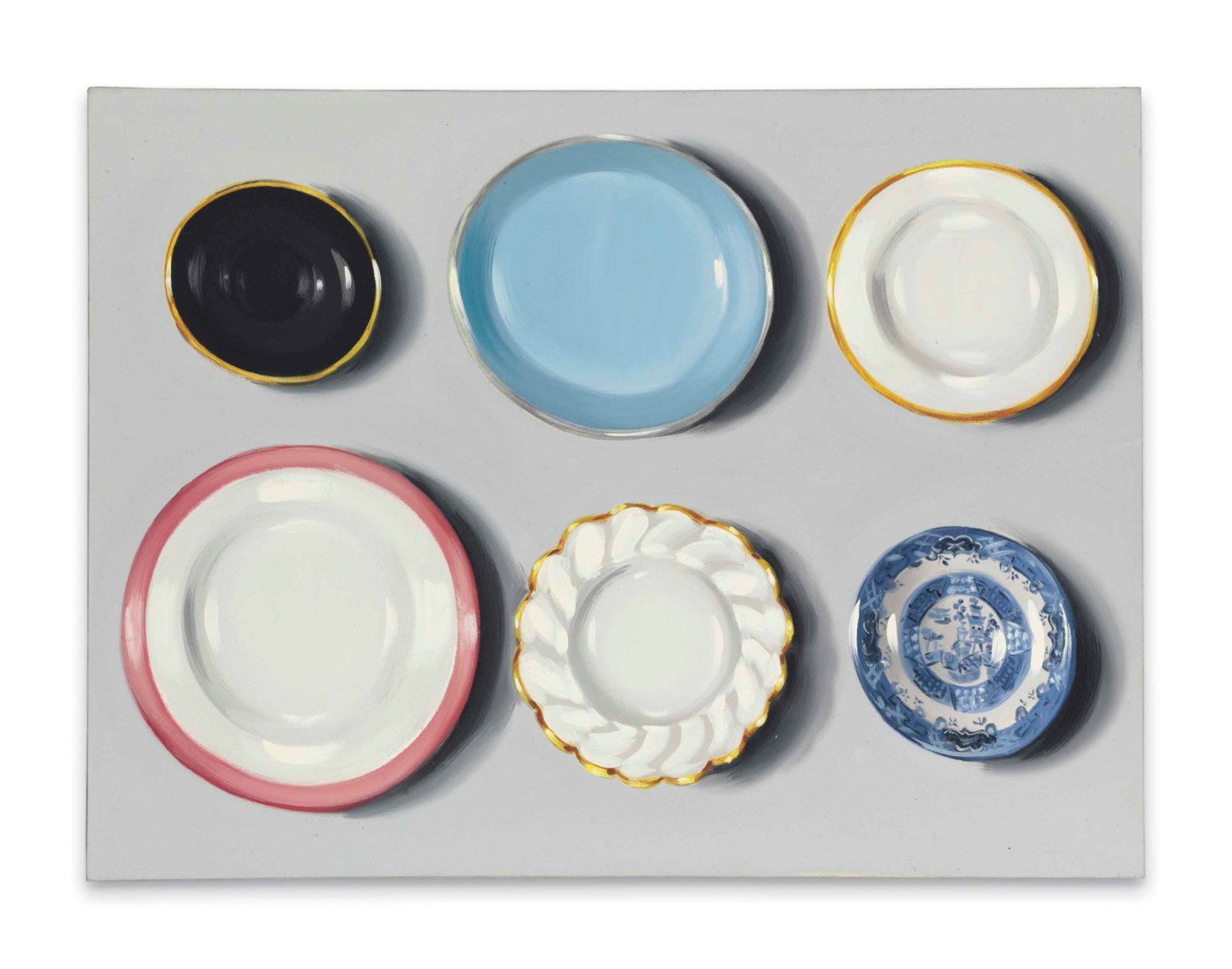 Lisa Milroy (b. 1959), Untitled (Plates) | Christie's