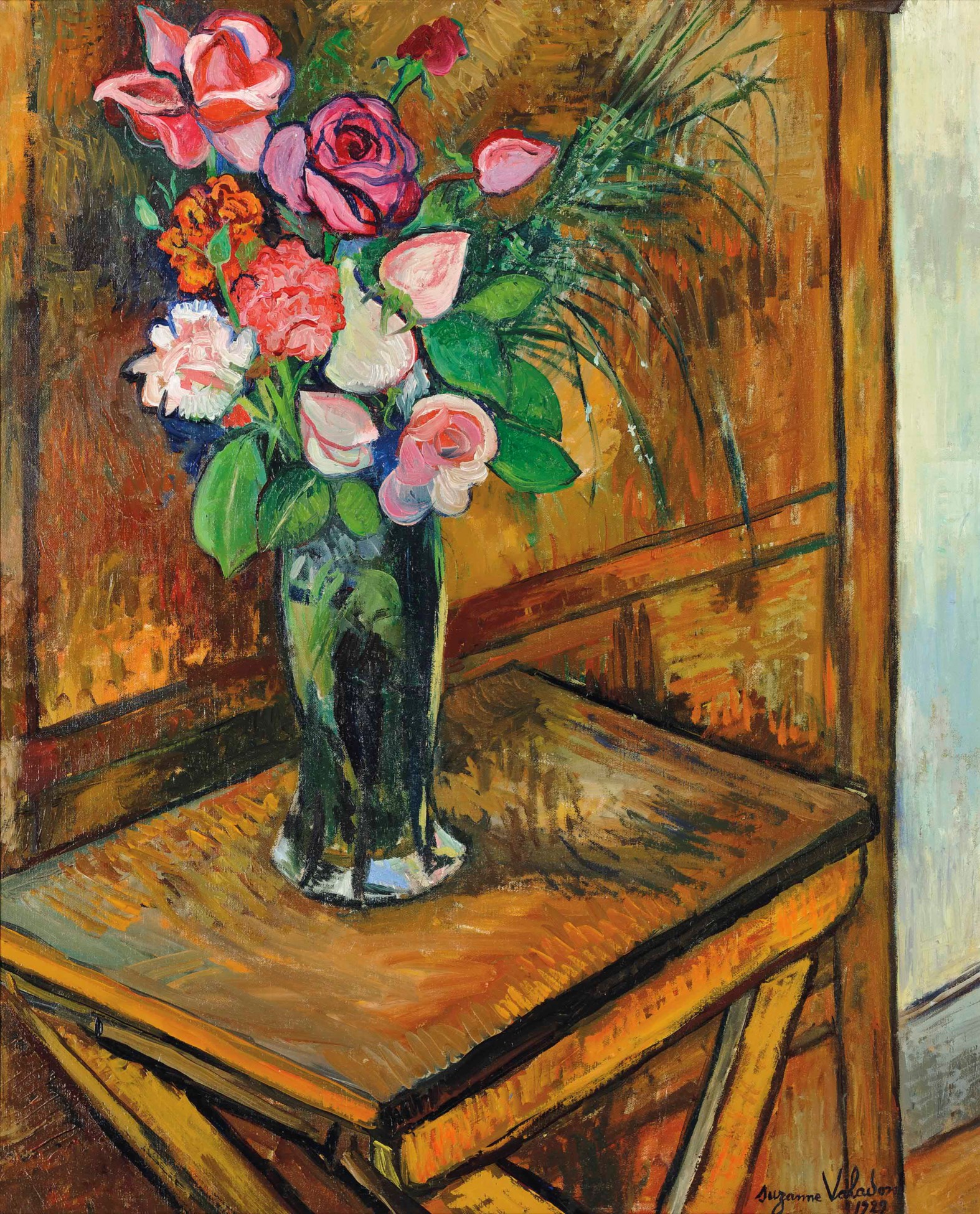 Suzanne Valadon (1865-1938), Vase de fleurs sur une table | Christie's