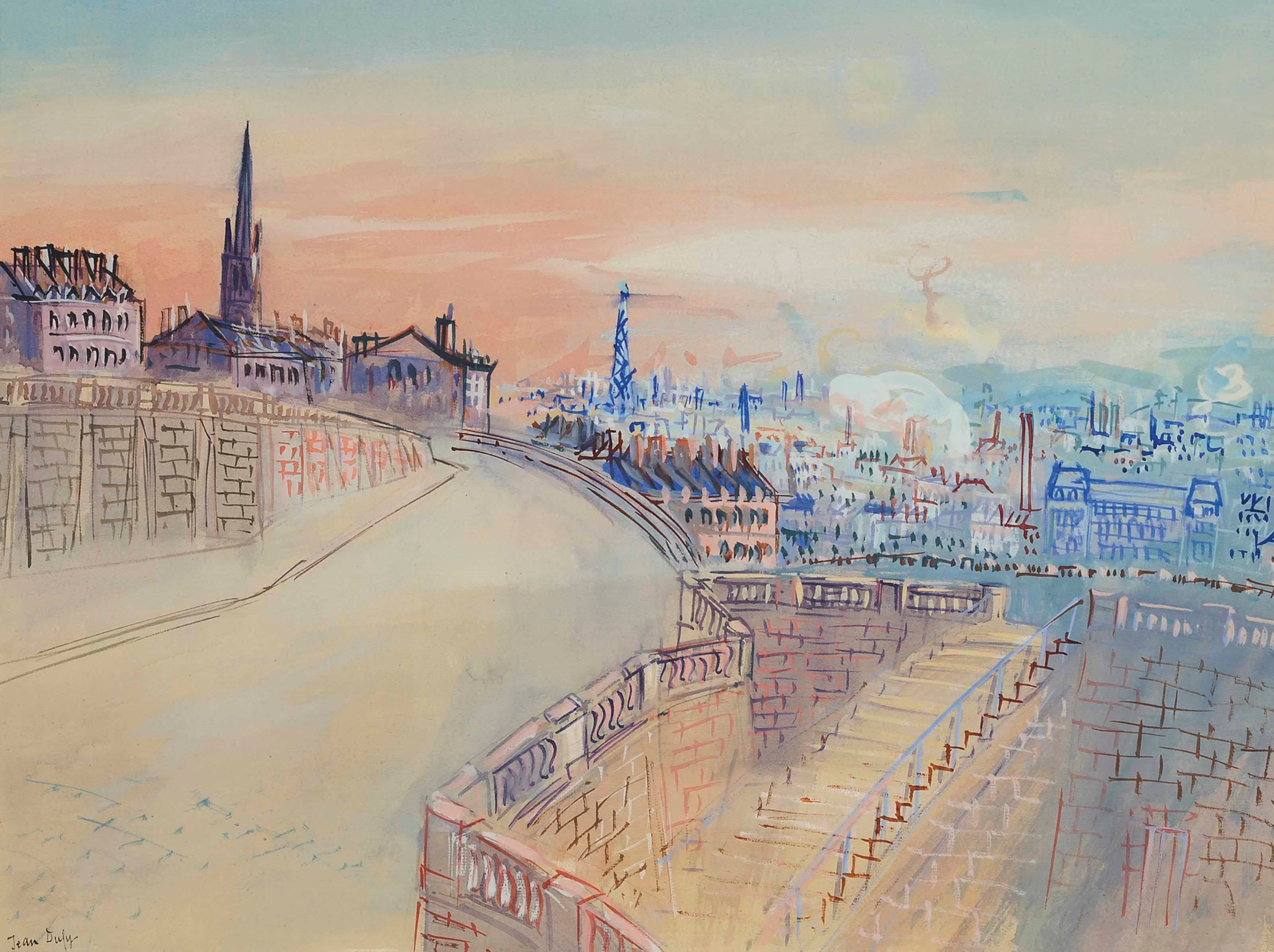 Jean Dufy (1888-1964), Vue de Paris | Christie's