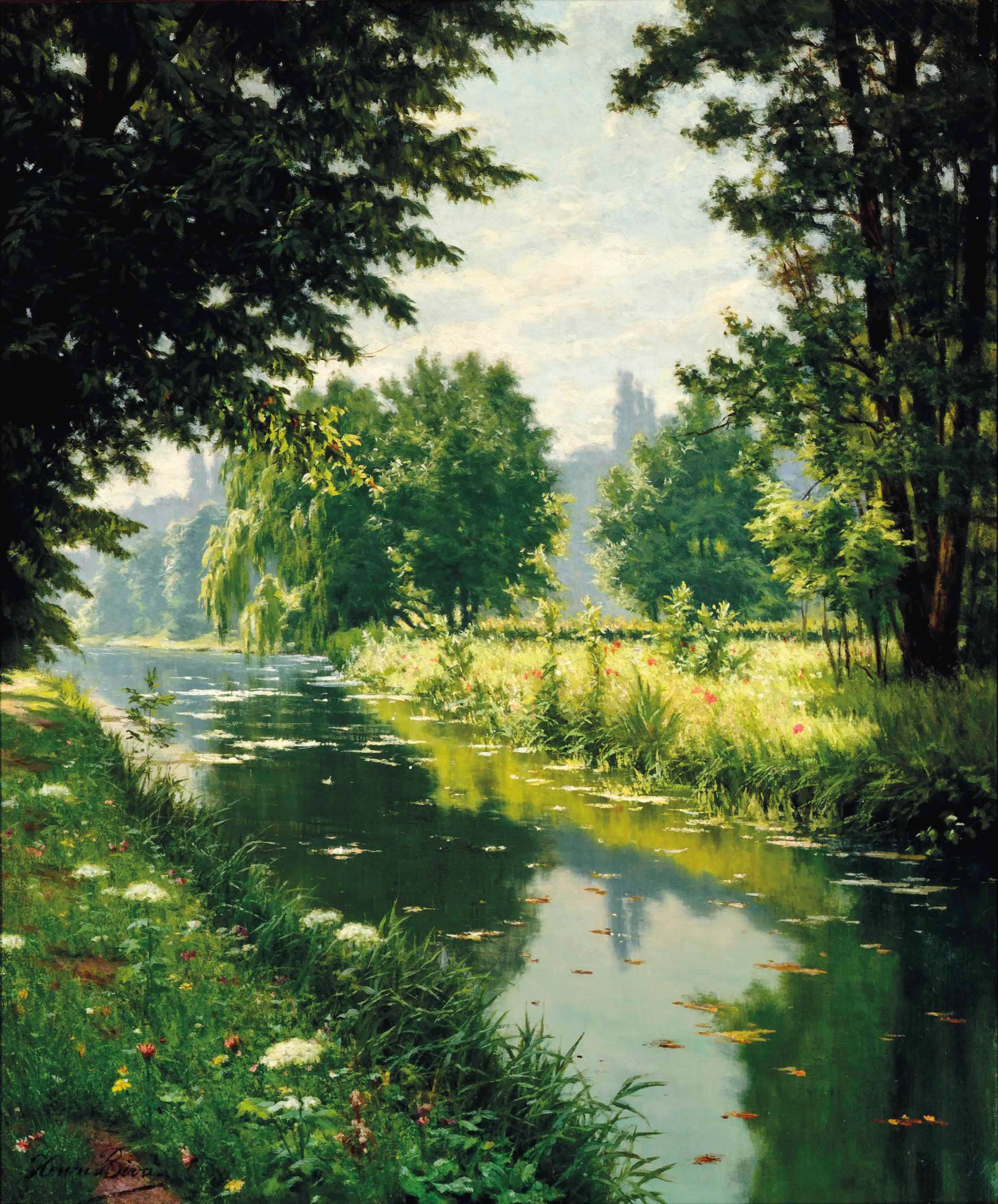 Henri Biva (French, 1848-1928)