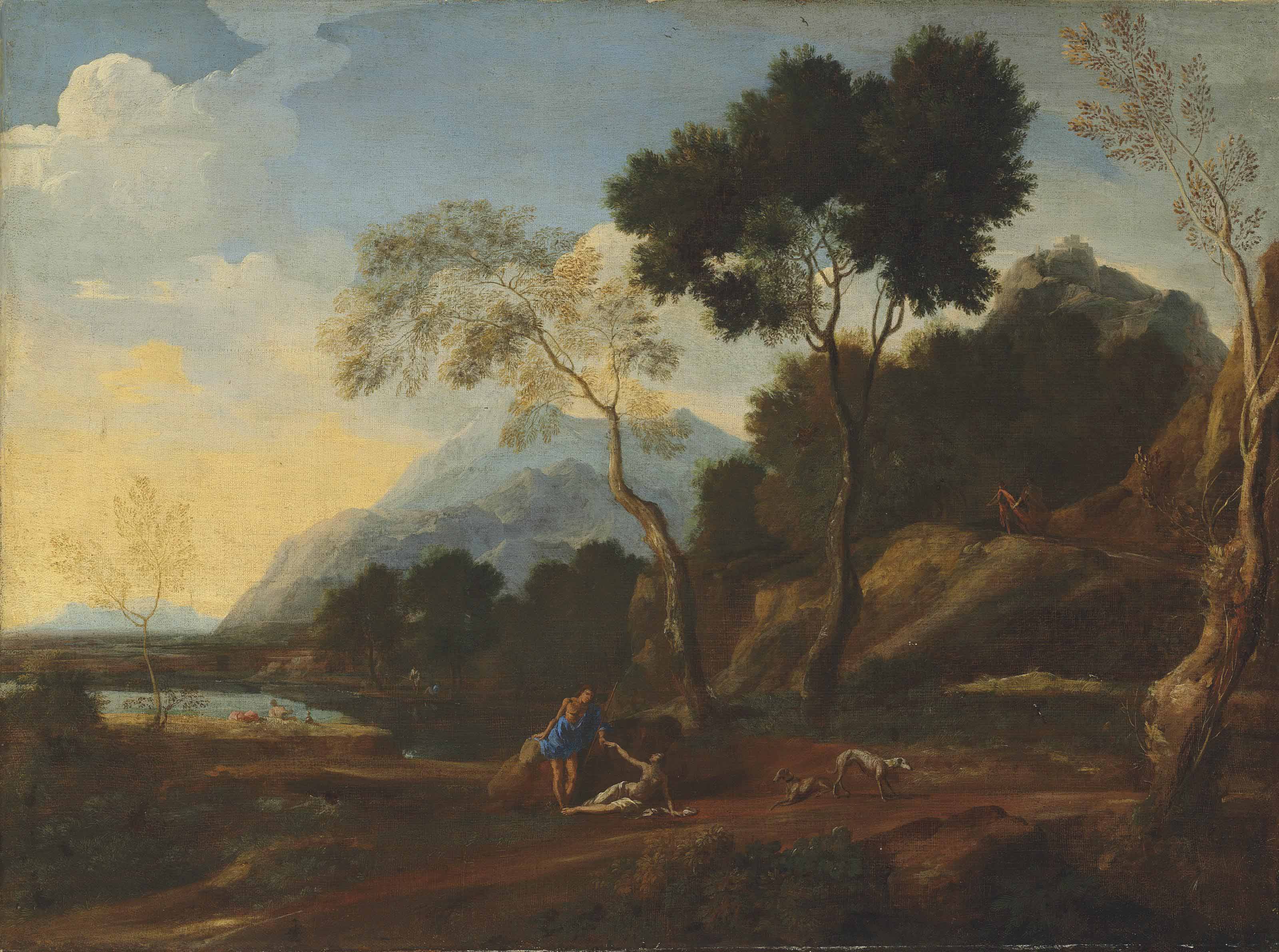 Attributed to Gaspard Dughet, called Gaspard Poussin (Rome 1615-1675)