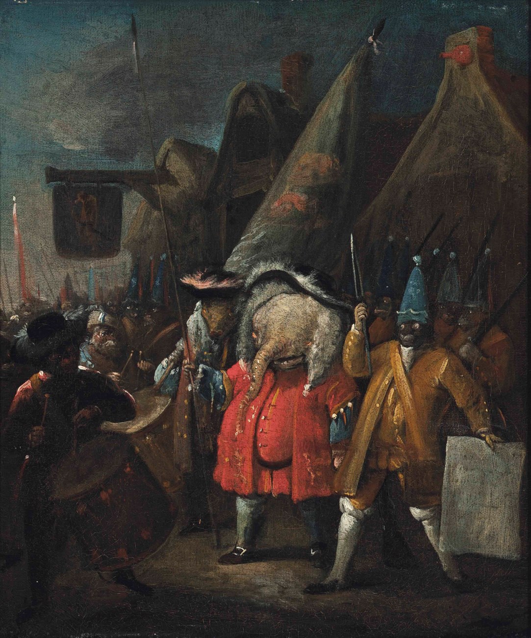 Dutch School, circa 1700, Animals' Night Watch | Christie's
