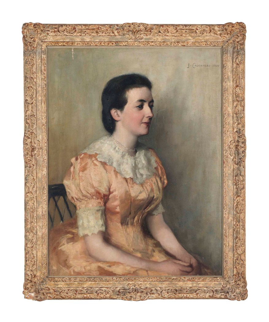 James Cadenhead, R.S.A., R.S.W. (Aberdeen 1858-1927), Portrait of ...