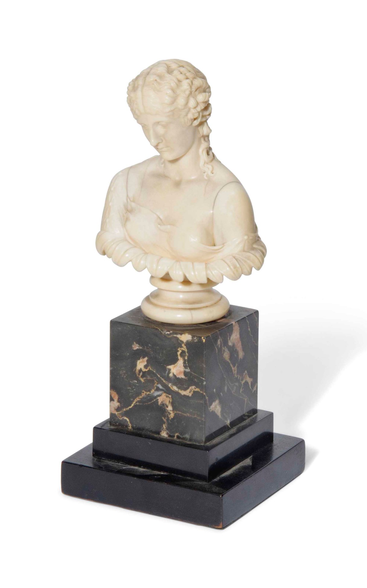 AN IVORY BUST OF CLYTIE, PROBABLY ITALIAN, 19TH CENTURY | Christie's