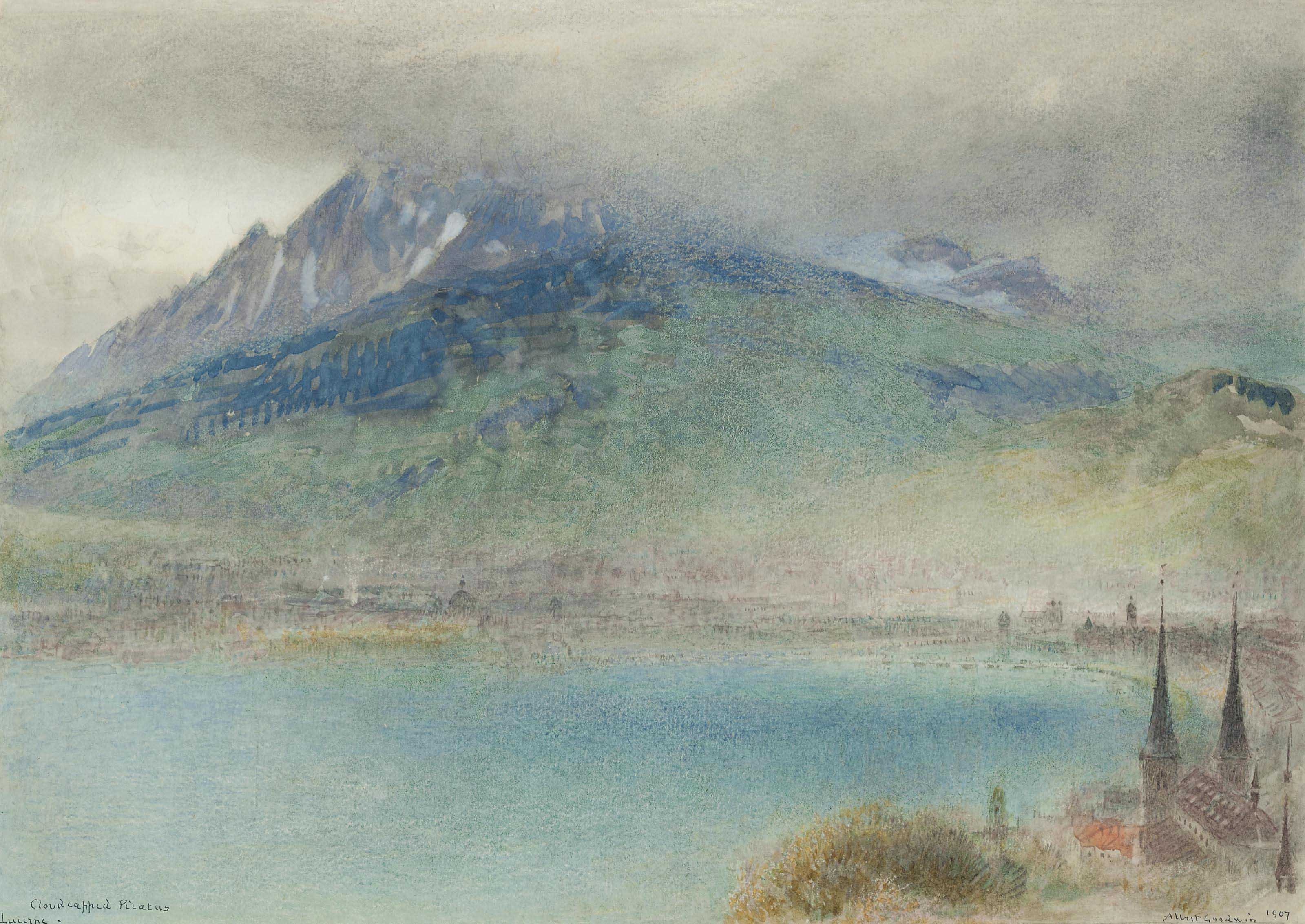 Albert Goodwin, R.W.S. (Maidstone 1845-1932 London)