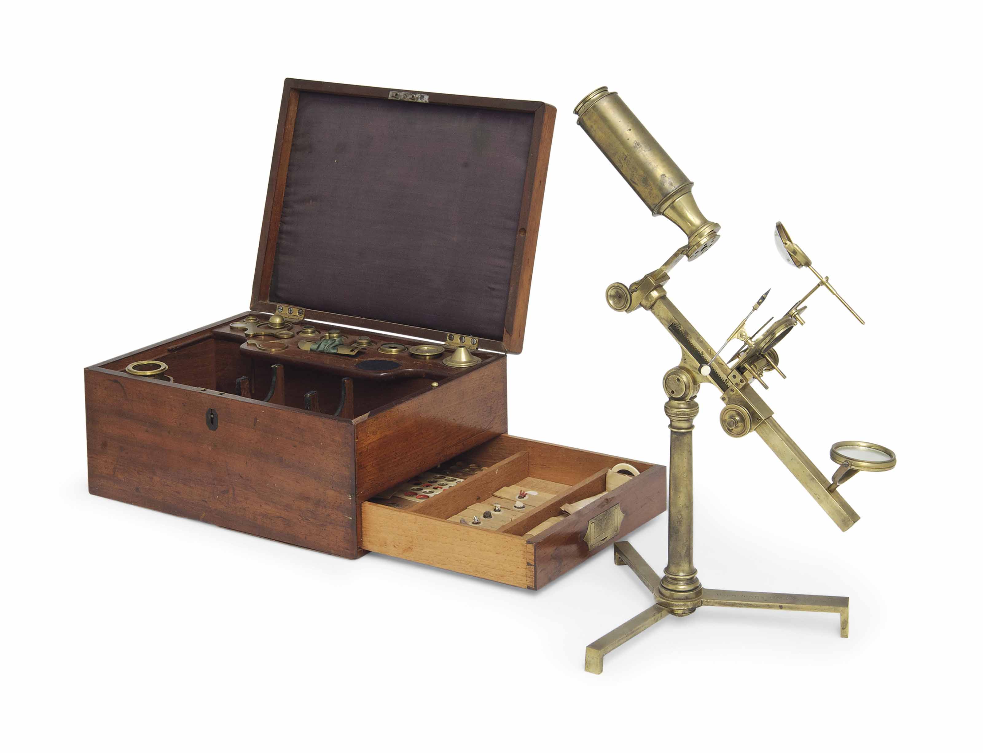 JONES' MOST IMPROVED-TYPE MICROSCOPE , W & S JONES, CIRCA 1800 | Christie's