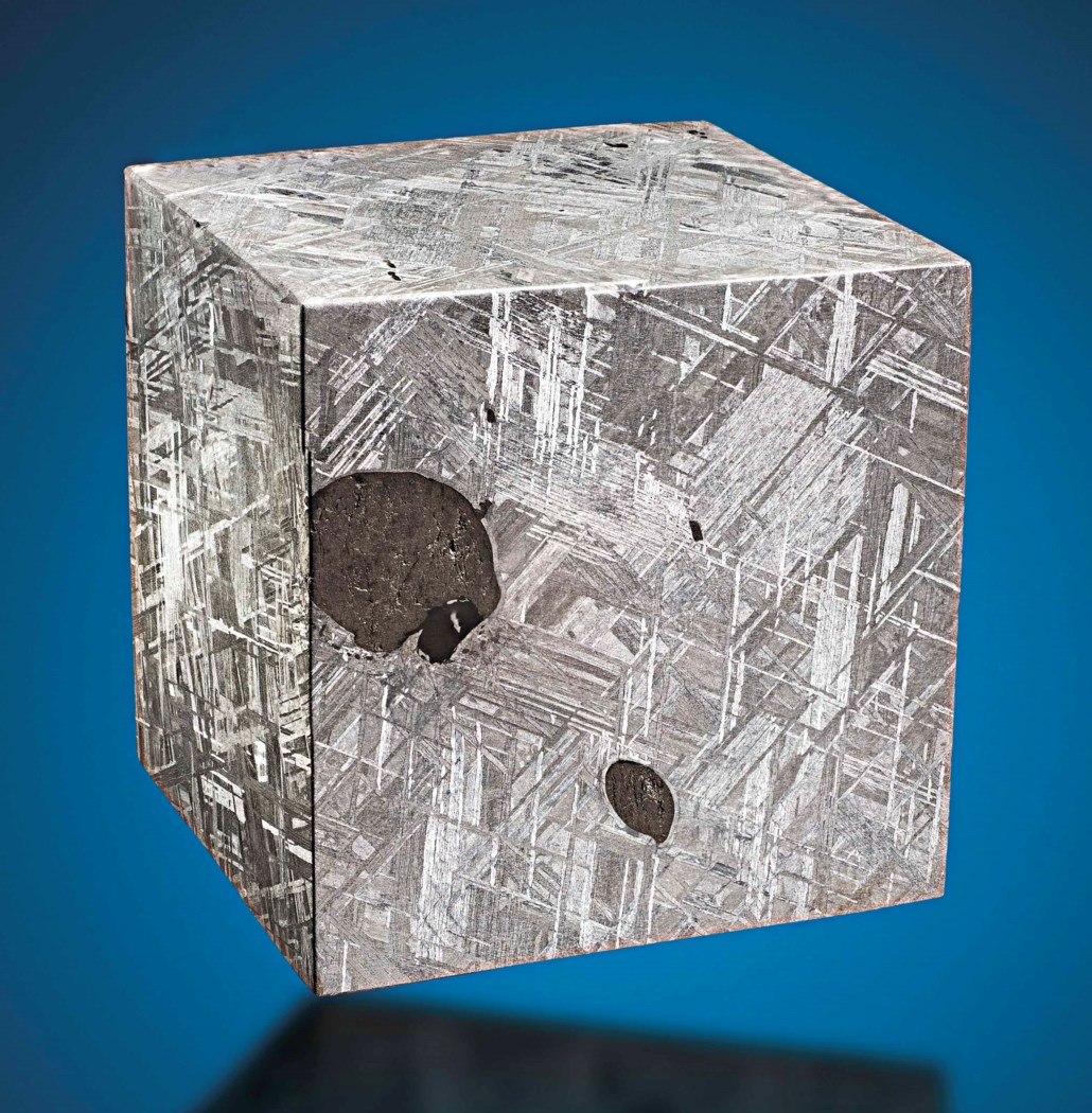 A CUBE OF MUONIONALUSTA METEORITE, DISCOVERED IN NORBOTTEN, SWEDEN ...