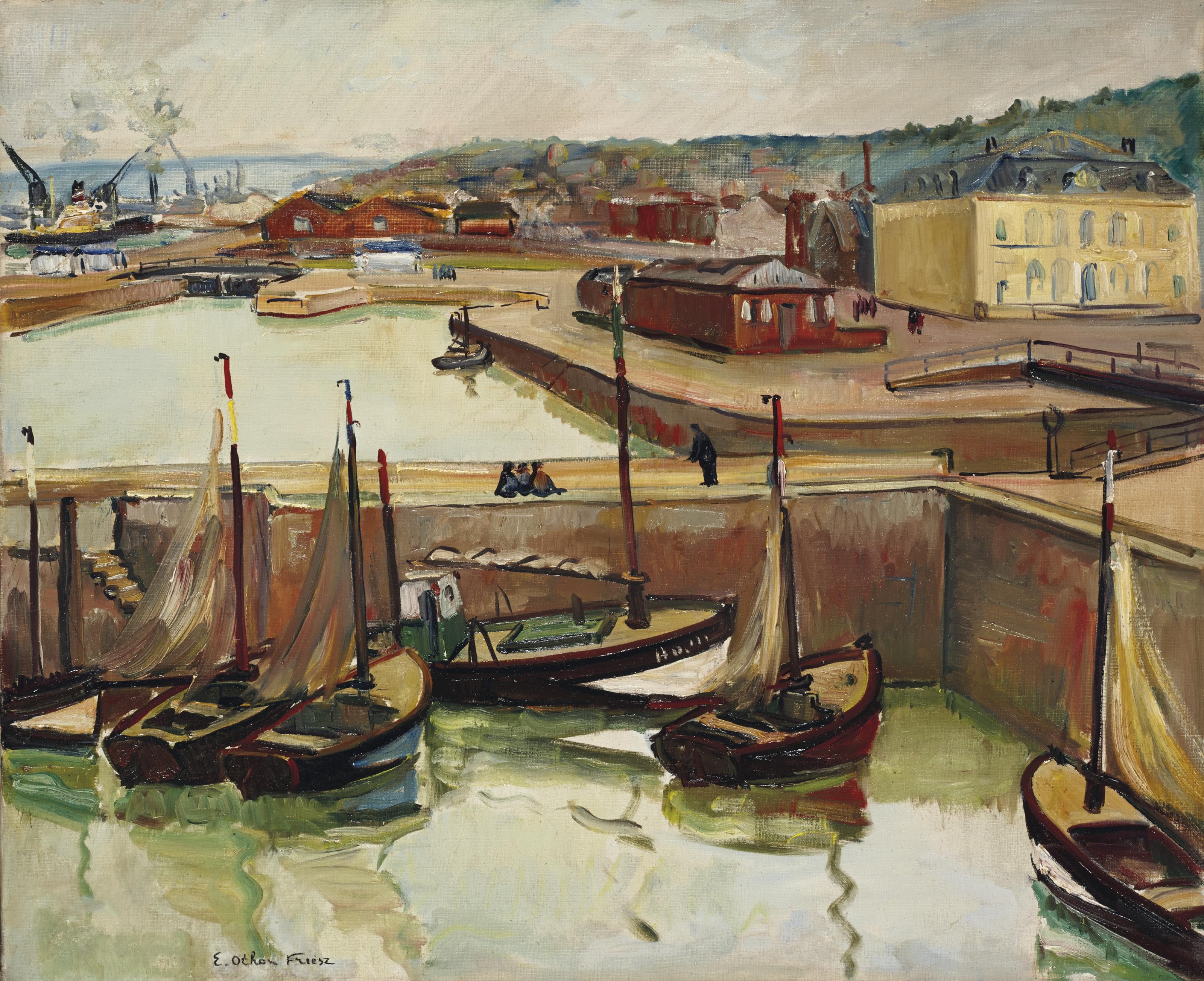 Émile-Othon Friesz (1879-1949) , Port de Honfleur | Christie's
