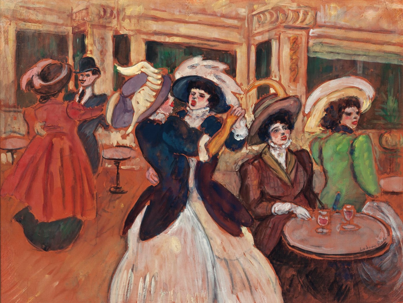 Ludovic Rodo-Pissarro (1878-1952), Au Moulin Rouge | Christie's