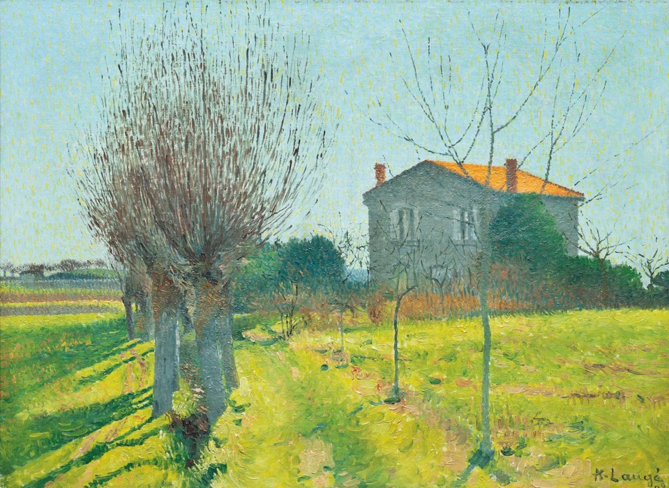 Achille Laugé (1861-1944), L’allée de saules derrière l’Alouette | Christie's
