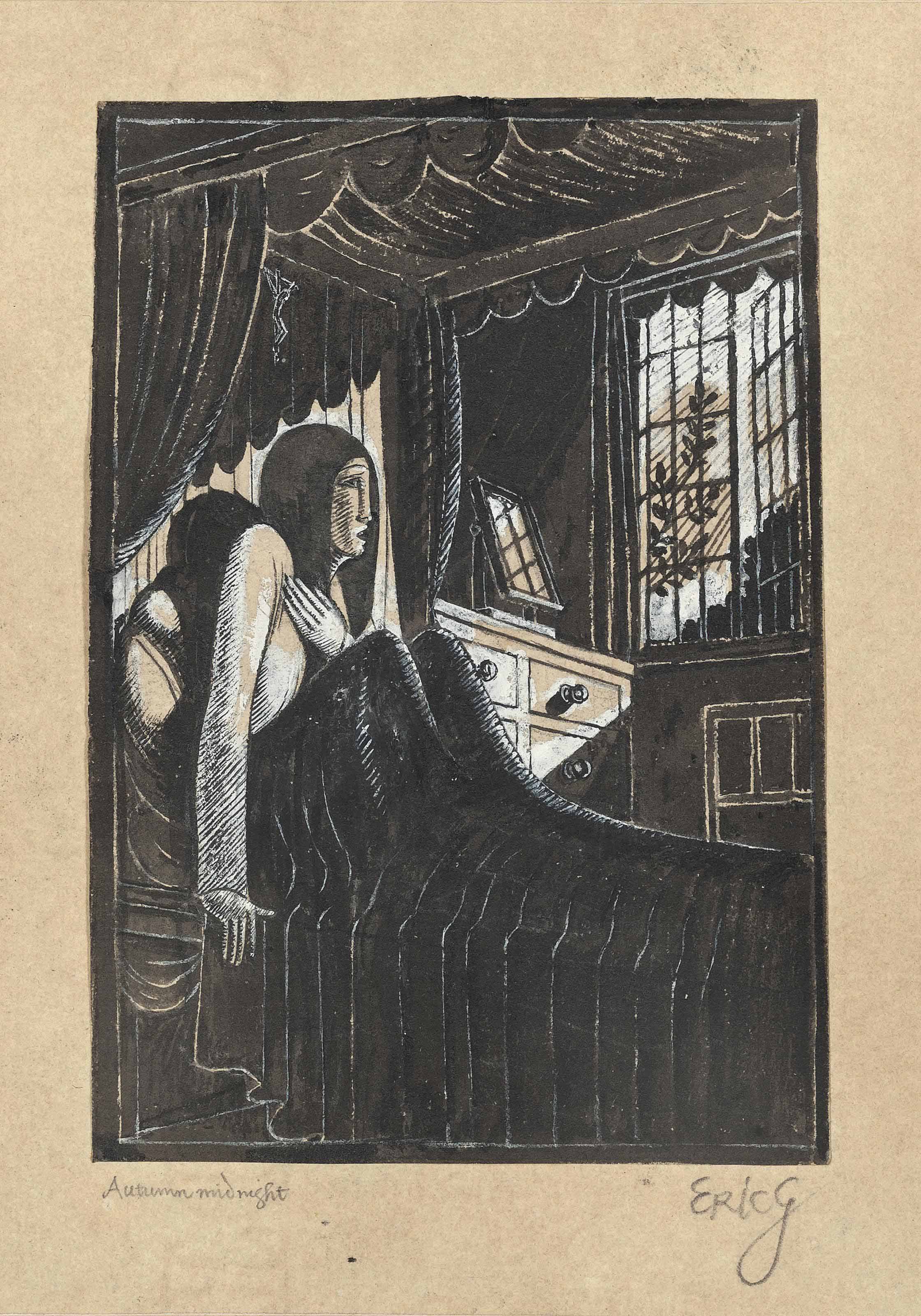 Eric Gill, A.R.A. (1882-1940) , Autumn Midnight | Christie's