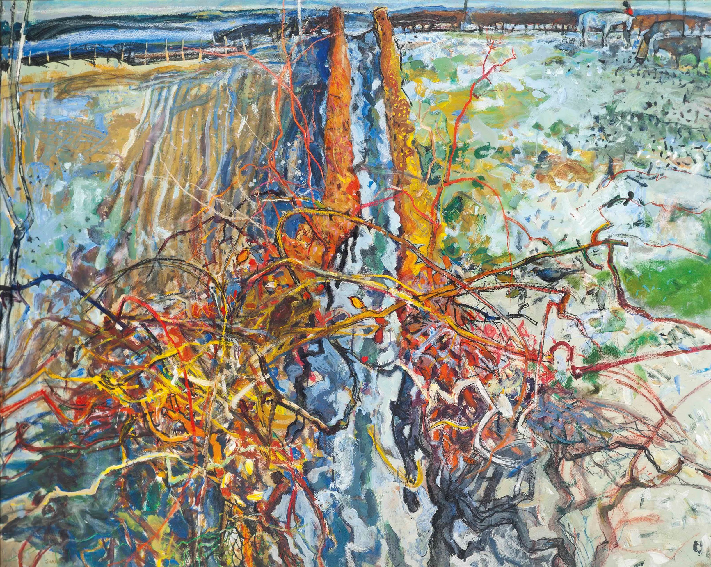 Duncan Shanks, R.S.A., R.S.W. (b. 1937), Thorn Birds | Christie's