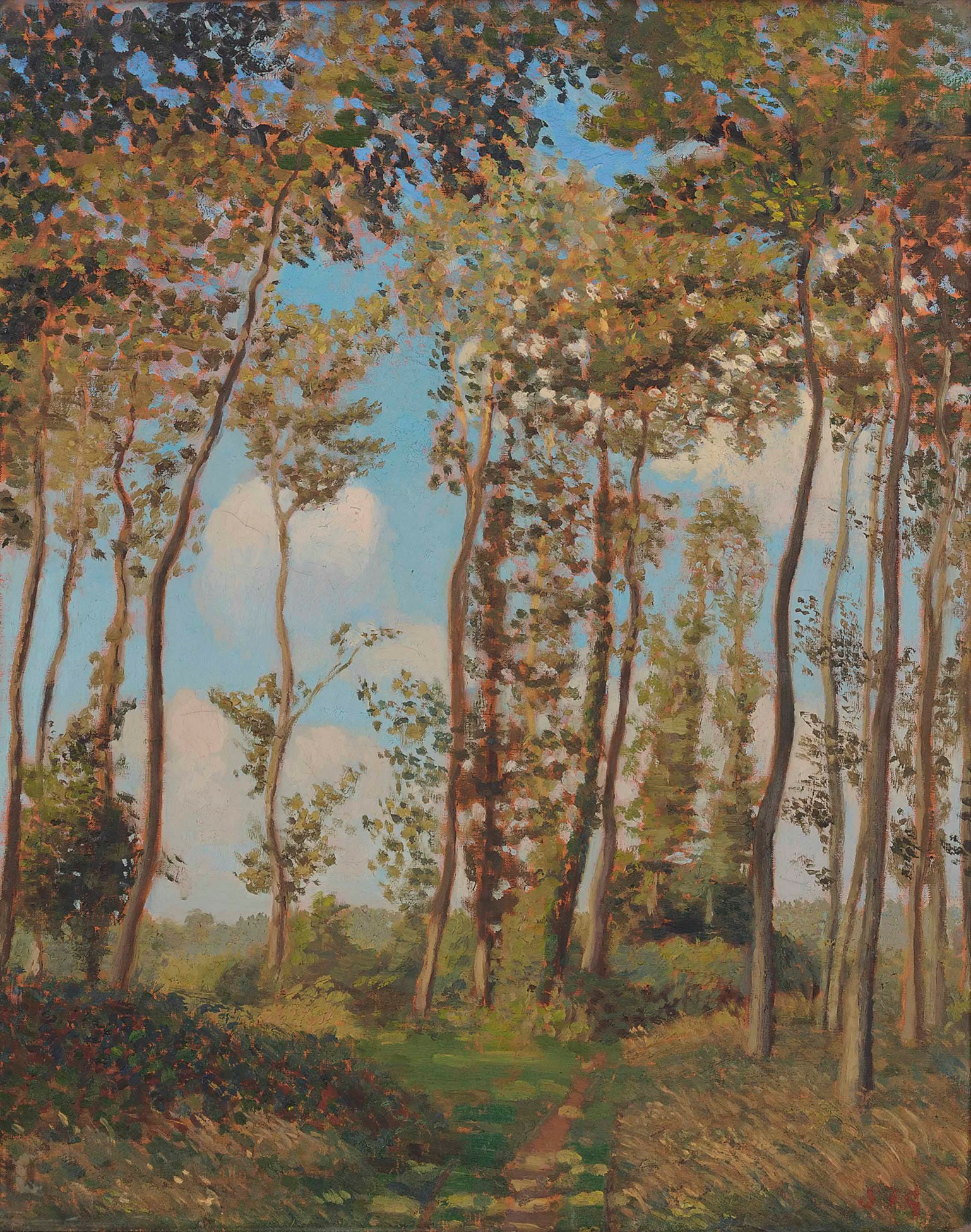 Spencer Frederick Gore (1878-1914), Landscape near Neuville, Normandy ...