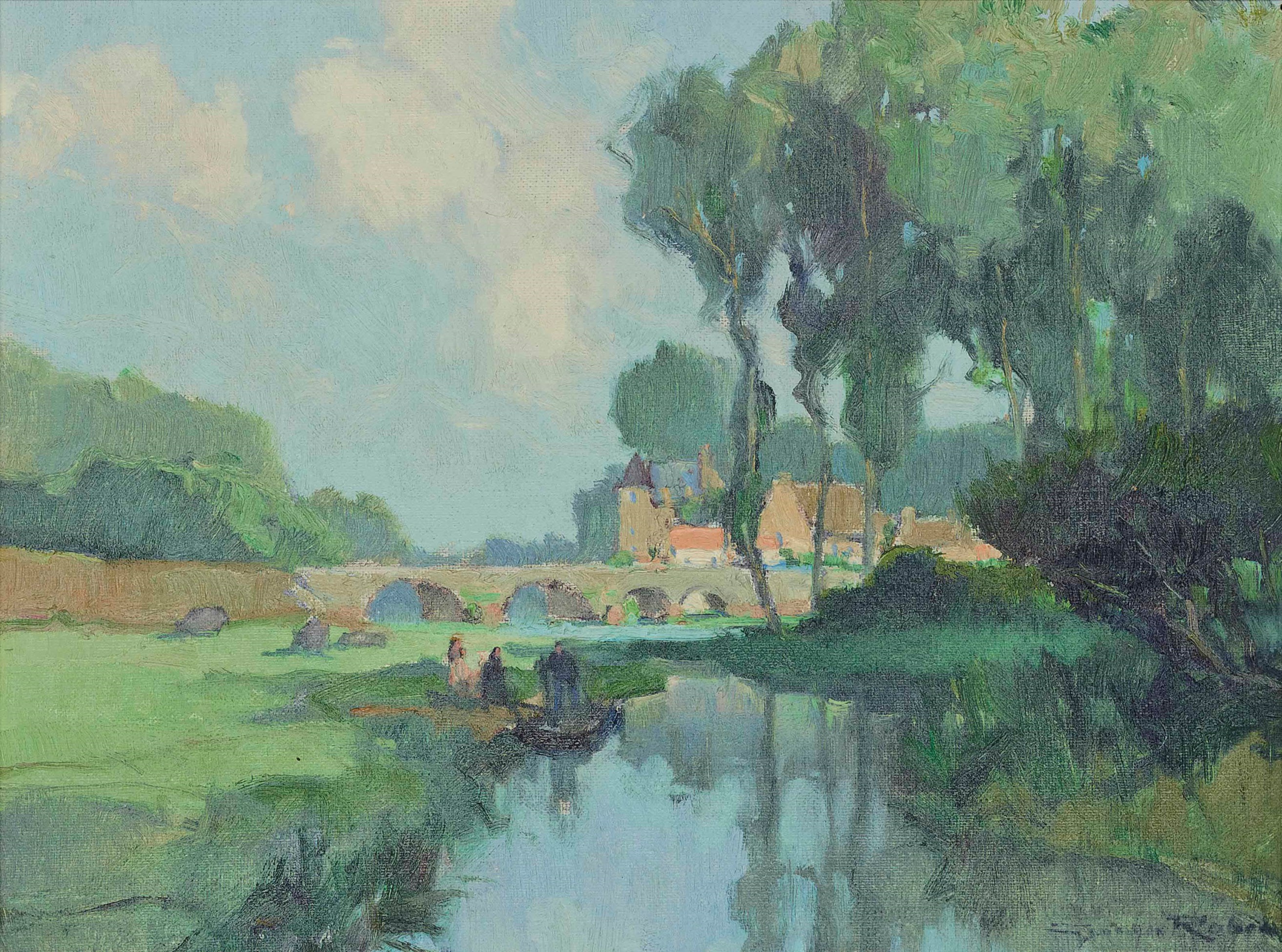 Georges Robin (FRENCH, 1903-2003), Le Beuvron près de Blois | Christie's