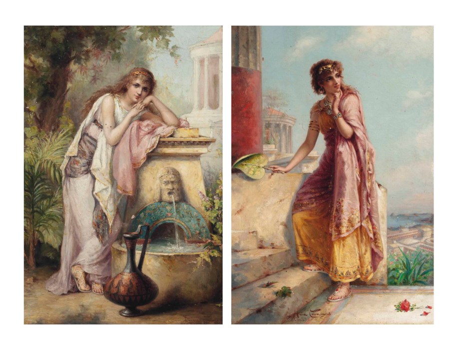 Heva Coomans (Belgian, 1860-1939) and Diana Coomans (Belgian, 1861-1952 ...