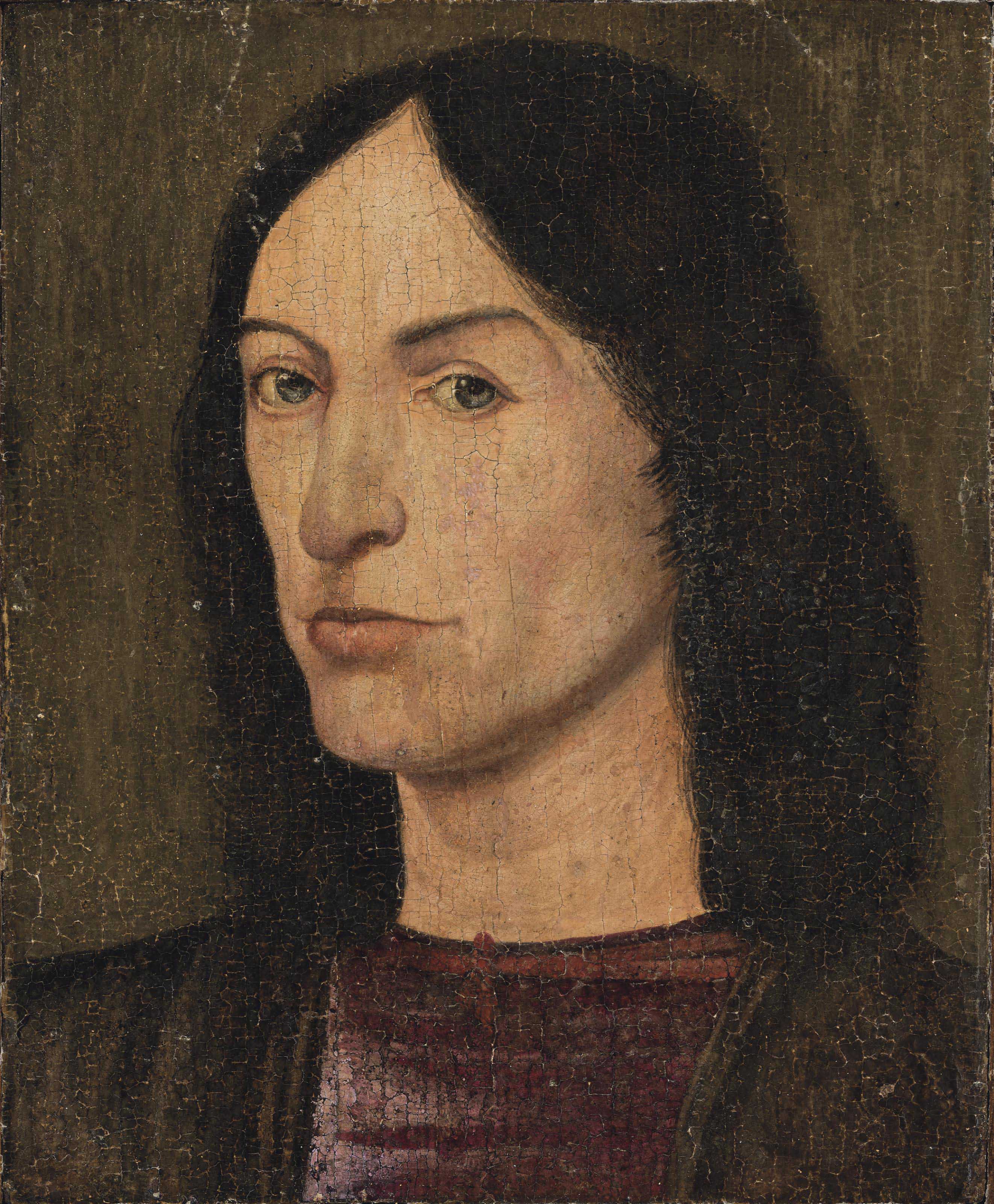 Manner of Hans Memling , Portrait of a young man, bust-length | Christie's