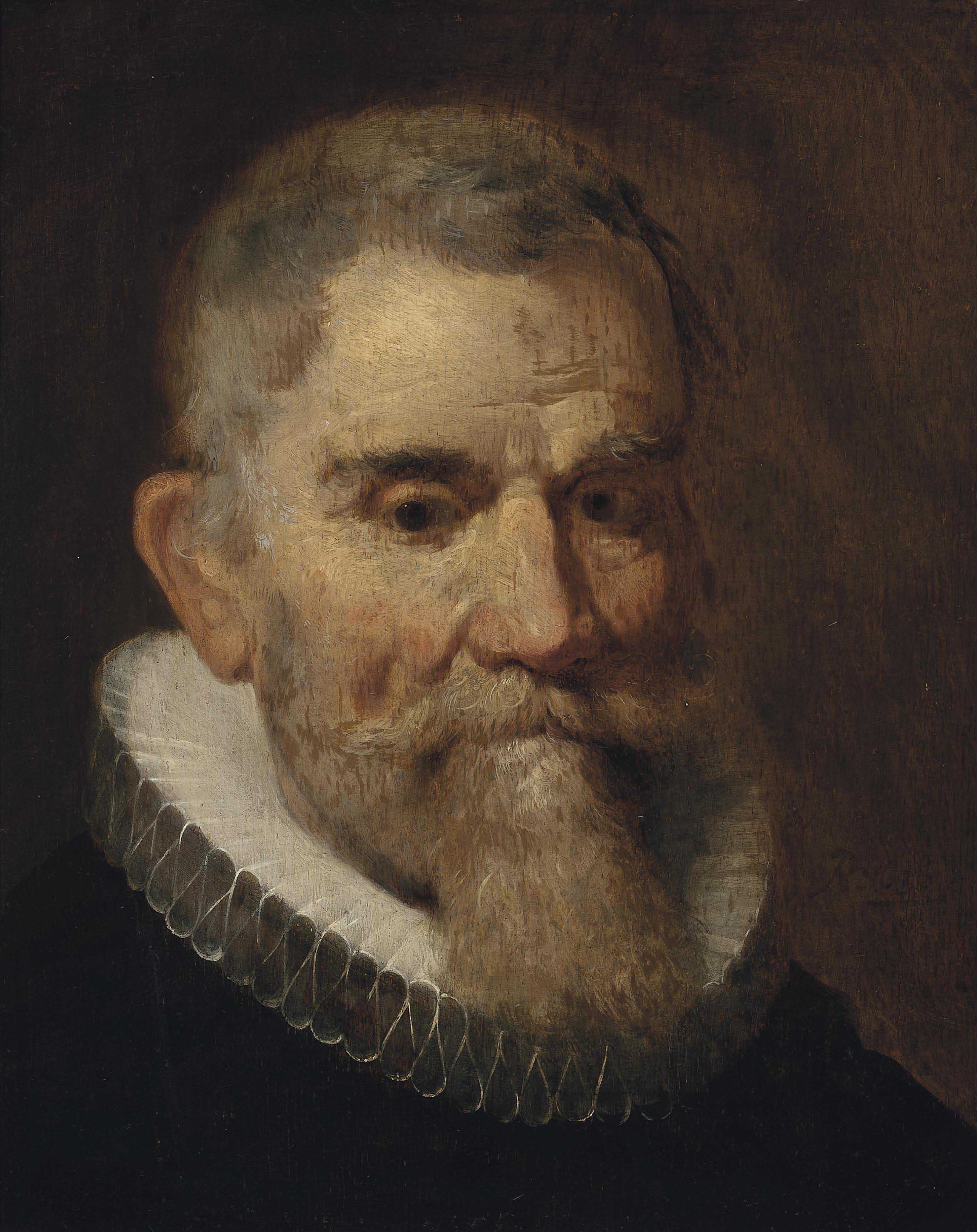 Circle of Sir Anthony van Dyck (Antwerp 1599-1641 London) , Portrait of ...