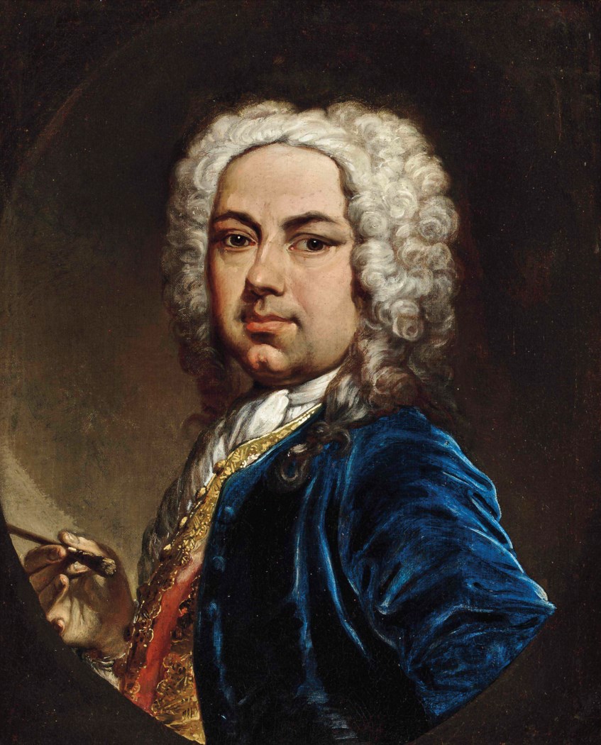 Francesco Solimena (Canale di Serino 1657-1747 Barra), Portrait of a ...