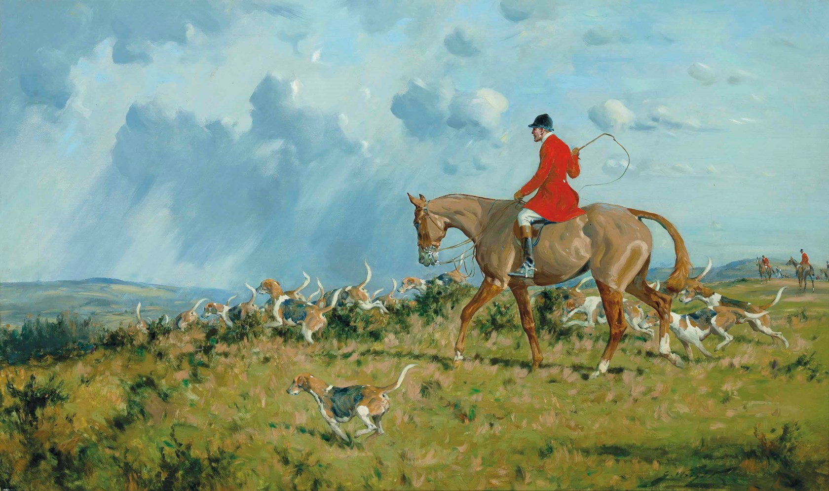 George Wright (1860-1942), On the scent | Christie's