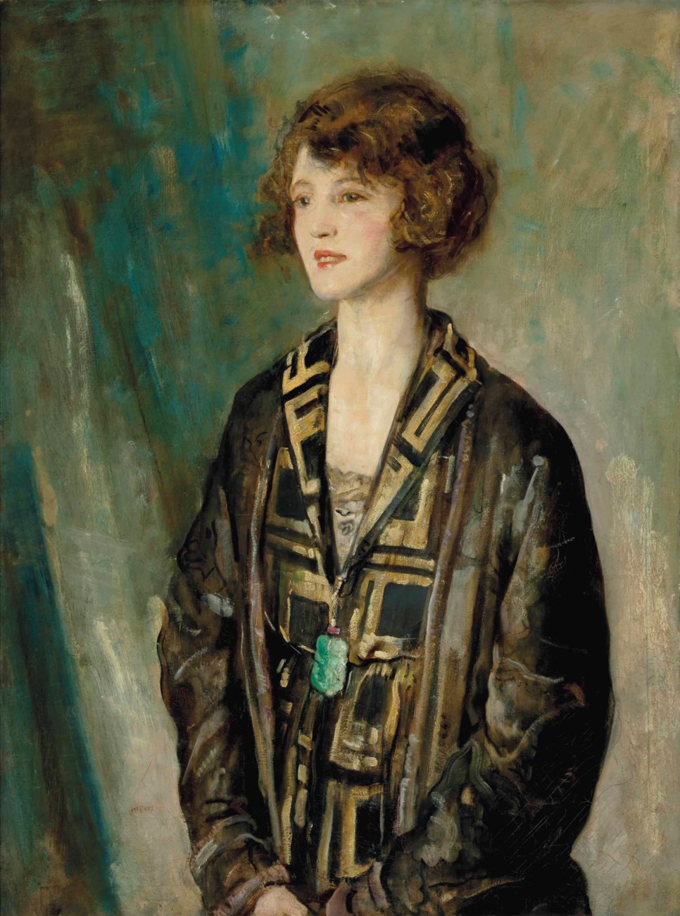 Arthur Ambrose McEvoy, A.R.A. (1878-1927), Portrait of Mrs Charles ...