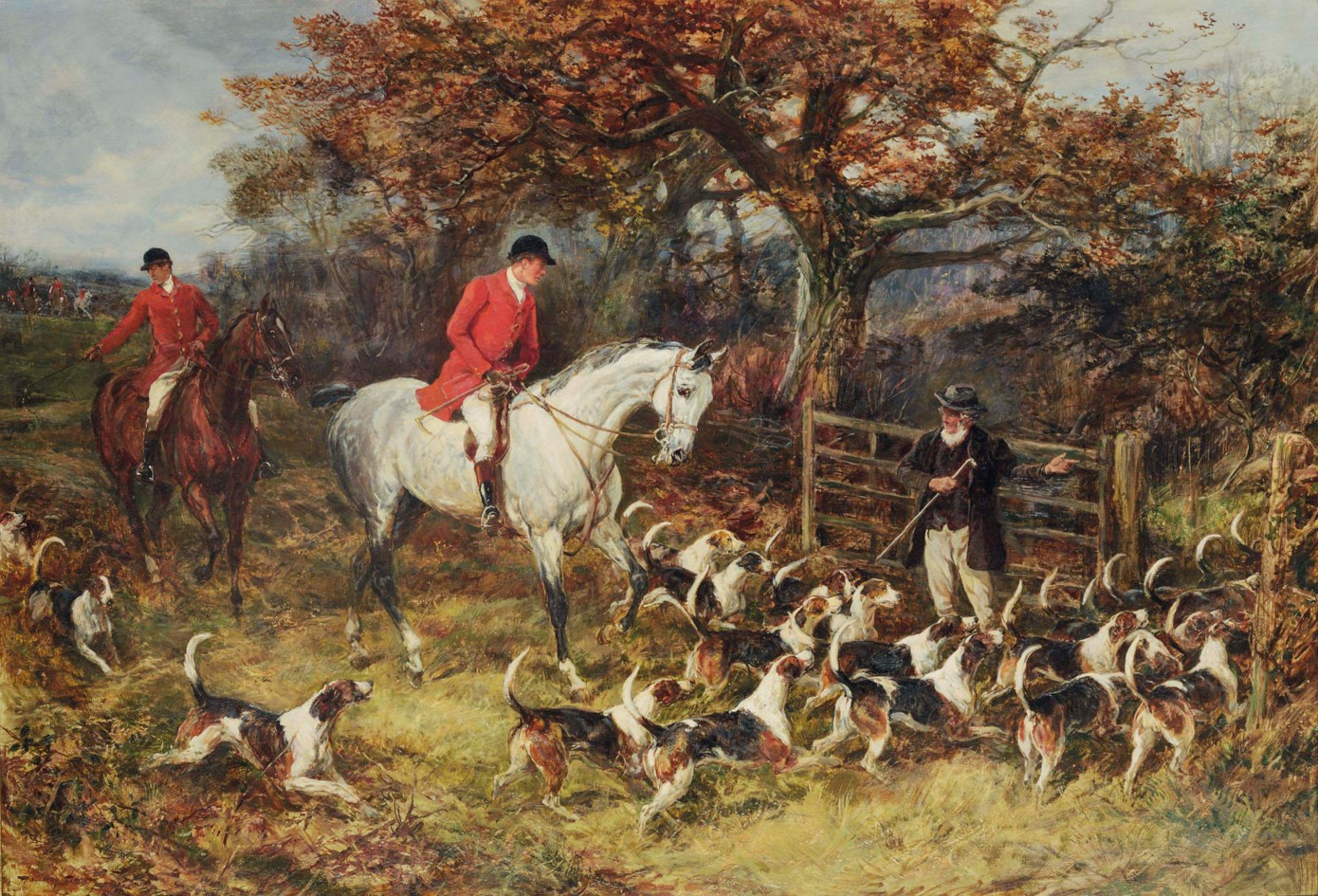 Heywood Hardy (1843-1933), Drawing the covert | Christie's