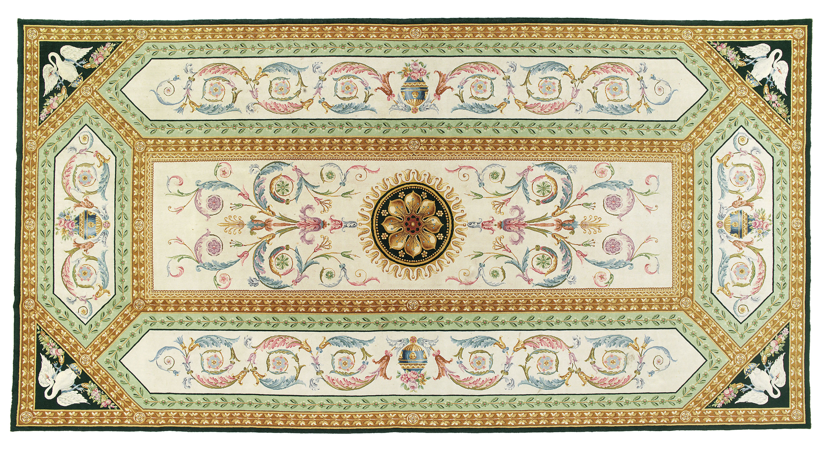 A LARGE EUROPEAN CARPET