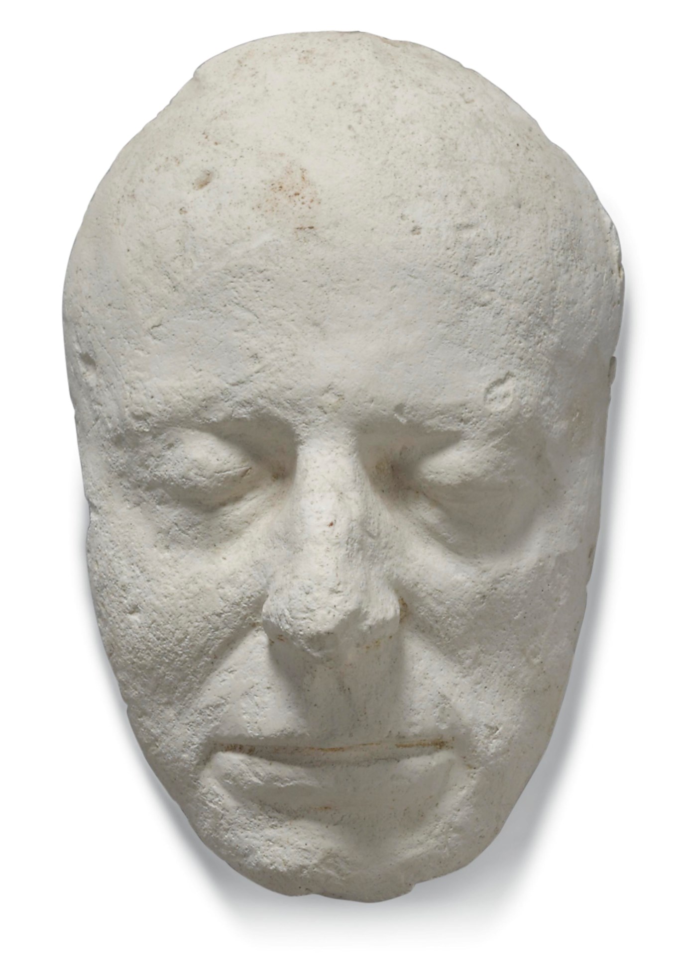 SEVEN PLASTER LIFE MASKS AND HEADS, LATE 19TH CENTURY AND LATER ...