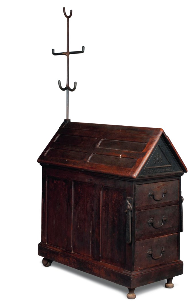 AN IRISH PITCH-PINE SADDLE HORSE, BY MUSGRAVE & CO. LTD, BELFAST ...