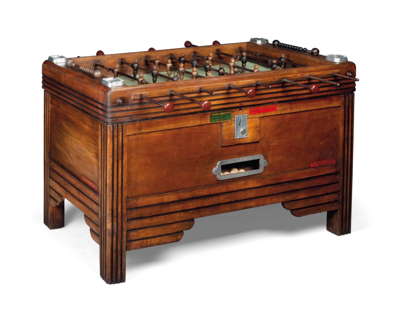 A VINTAGE FRENCH ' TABLE FOOTBALL ' GAME, MID 20TH CENTURY, BY ...