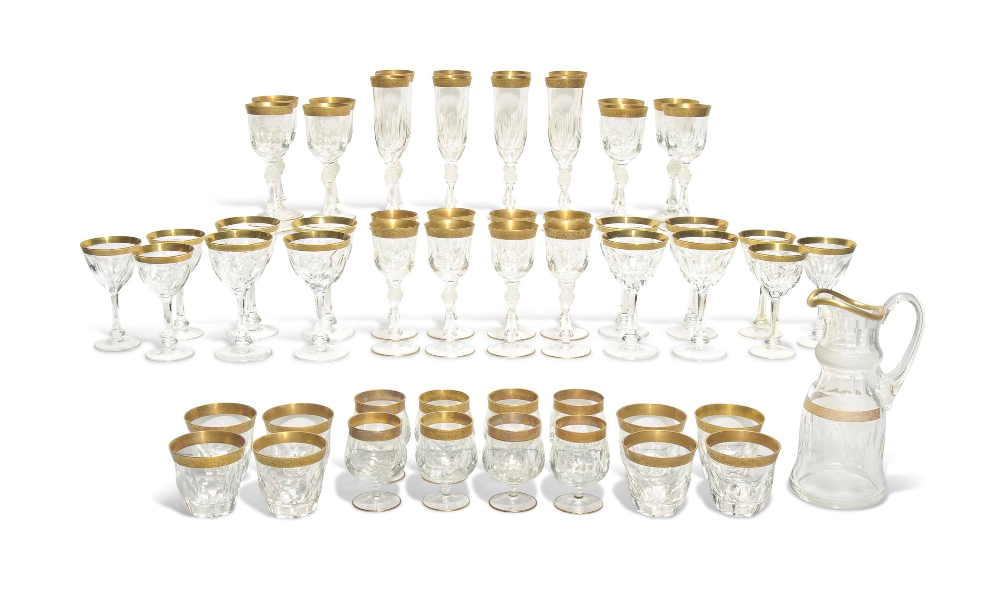 A MOSER 'COPENHAGEN' PATTERN PART GLASS-SERVICE, 20TH CENTURY | Christie's