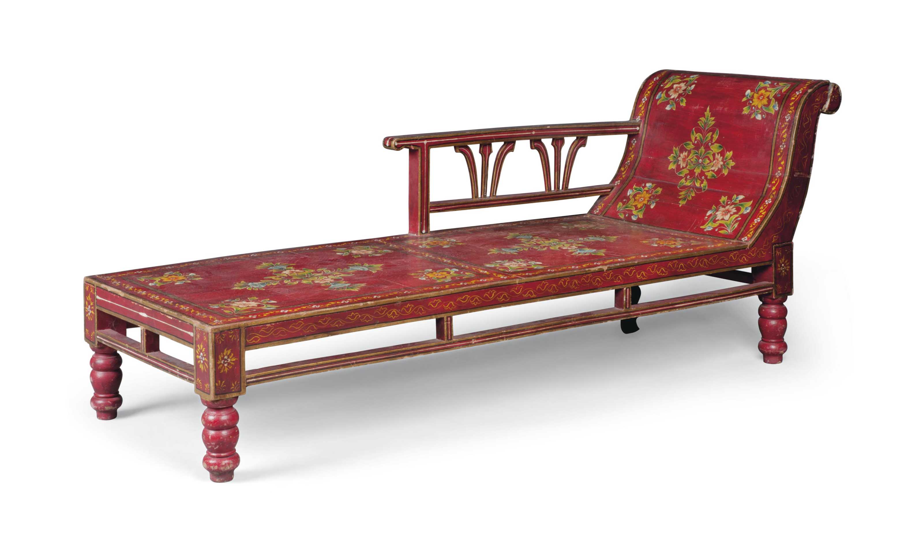 INDIAN STYLE , A DAYBED, LATE 20TH CENTURY | Christie's