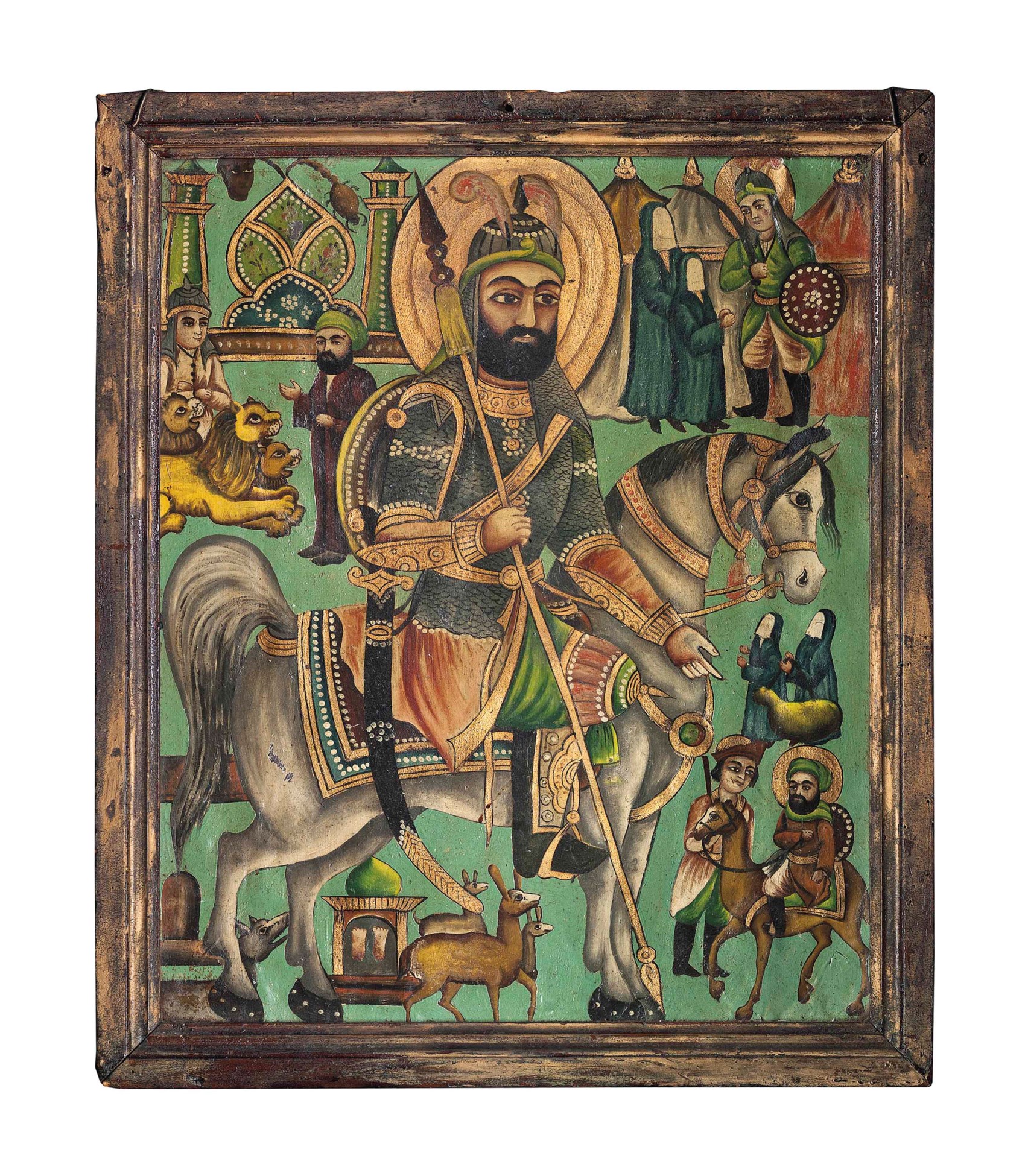 NINE ICONS OF IMAM 'ALI, QAJAR IRAN, 19TH CENTURY | Christie's