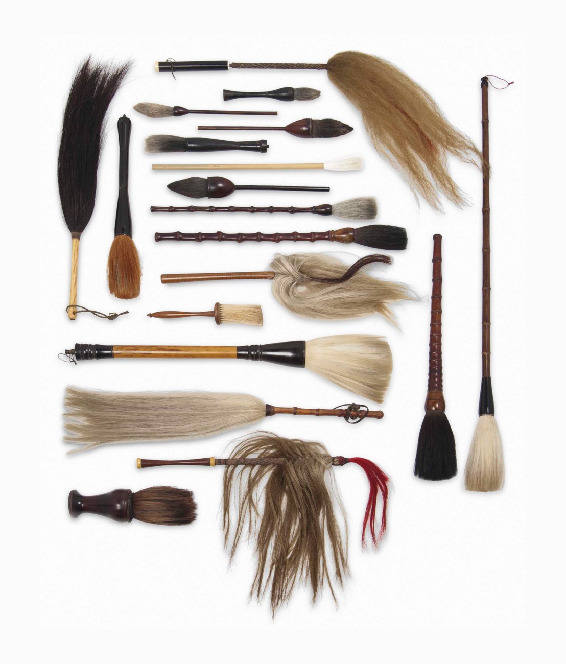 A COLLECTION OF BRUSHES AND FLY WHISKS, CHINA, 19TH CENTURY | Christie's