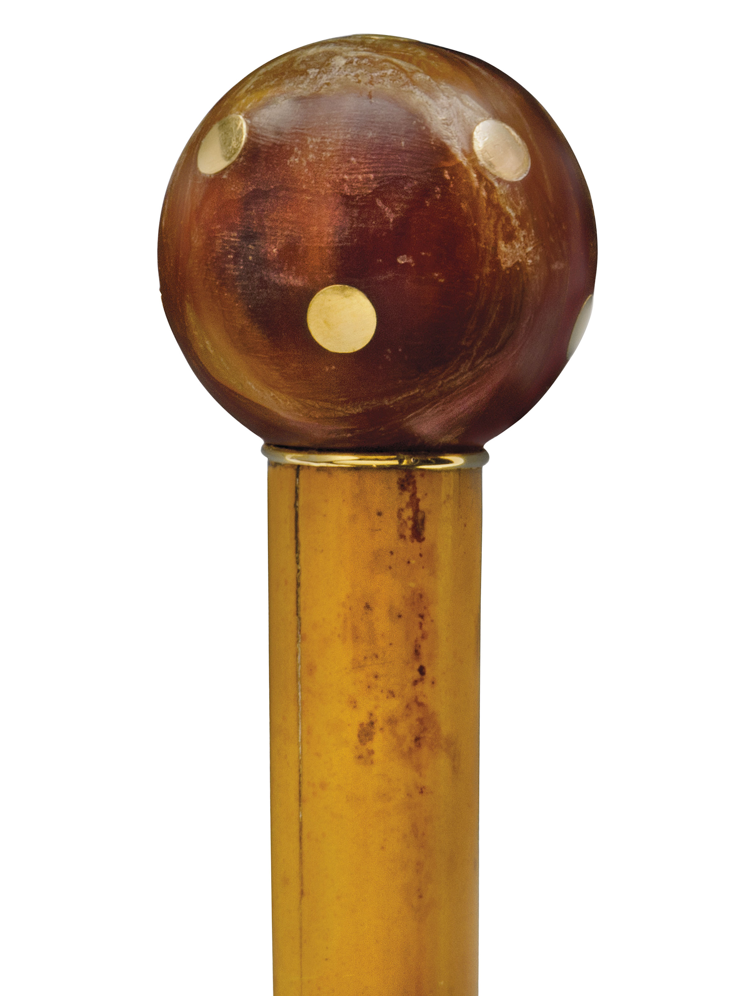 SIR WINSTON SPENCER CHURCHILL (1874-1965) A MALACCA WALKING CANE ...