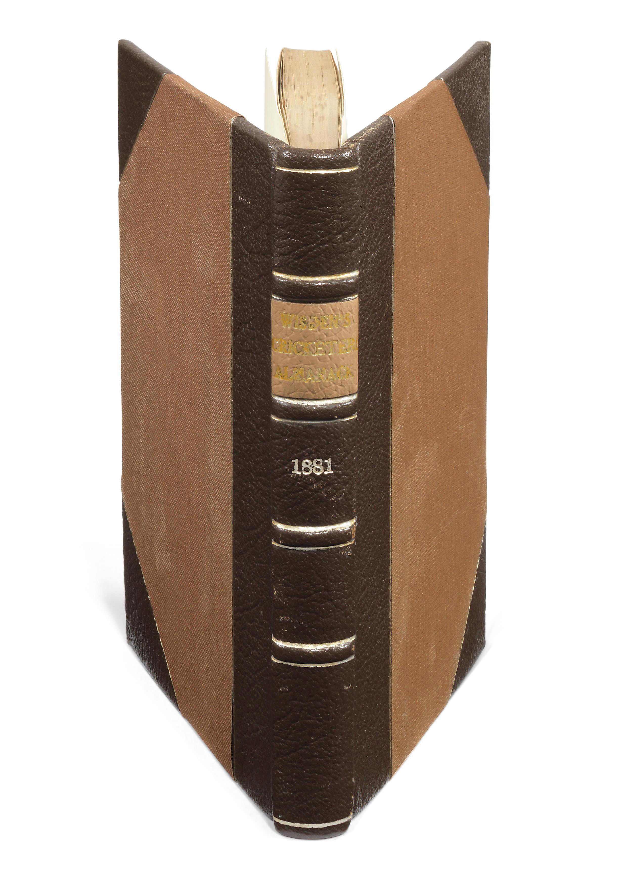 WISDEN 1881, Cricketers' Almanack. London: J. Wisden, [1881]. 8vo ...