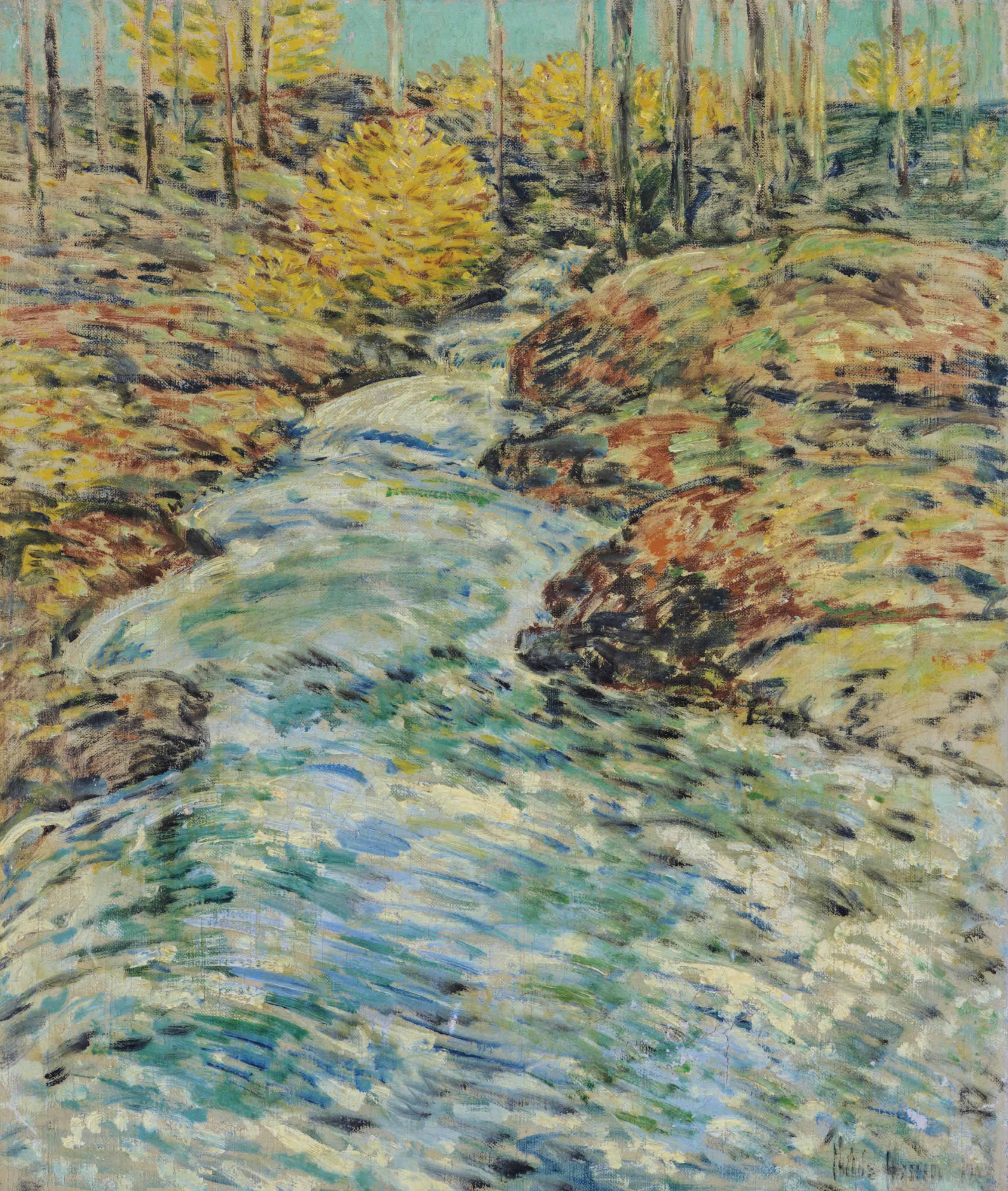 CHILDE HASSAM (1859-1935), Landscape with Brook | Christie’s