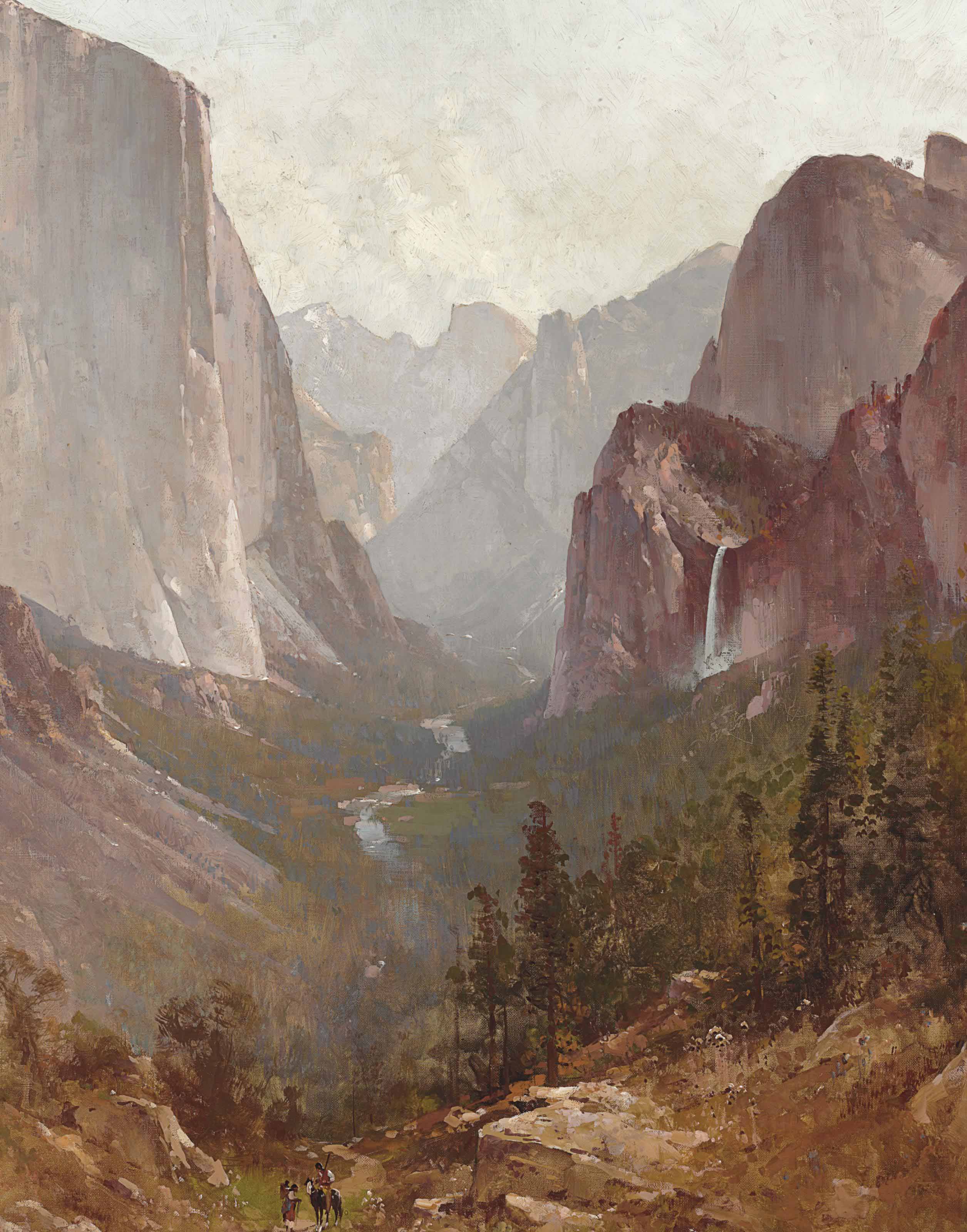 THOMAS HILL (1829-1908), Yosemite | Christie’s