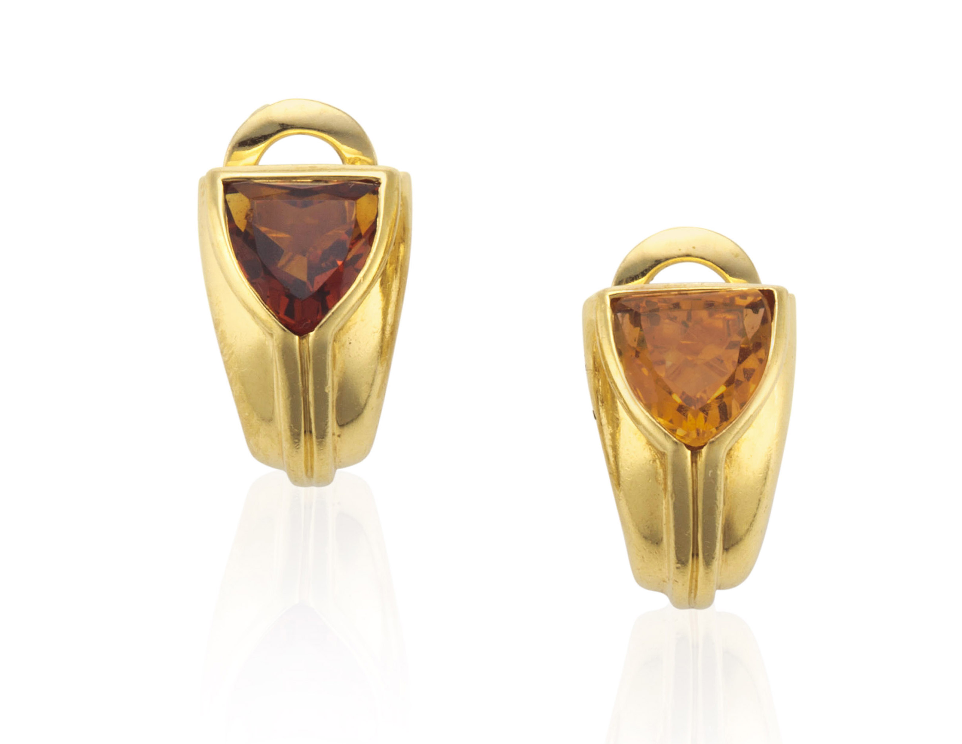 BULGARI CITRINE EARRINGS, | Christie’s