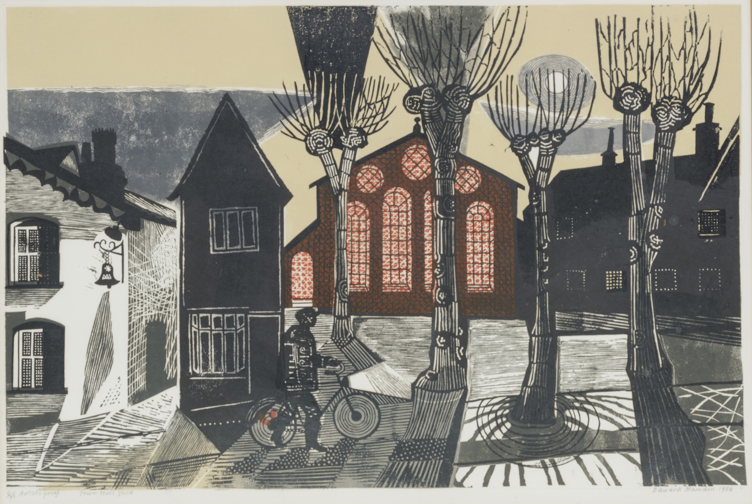 EDWARD BAWDEN (1903-1989), Town Hall Yard | Christie’s