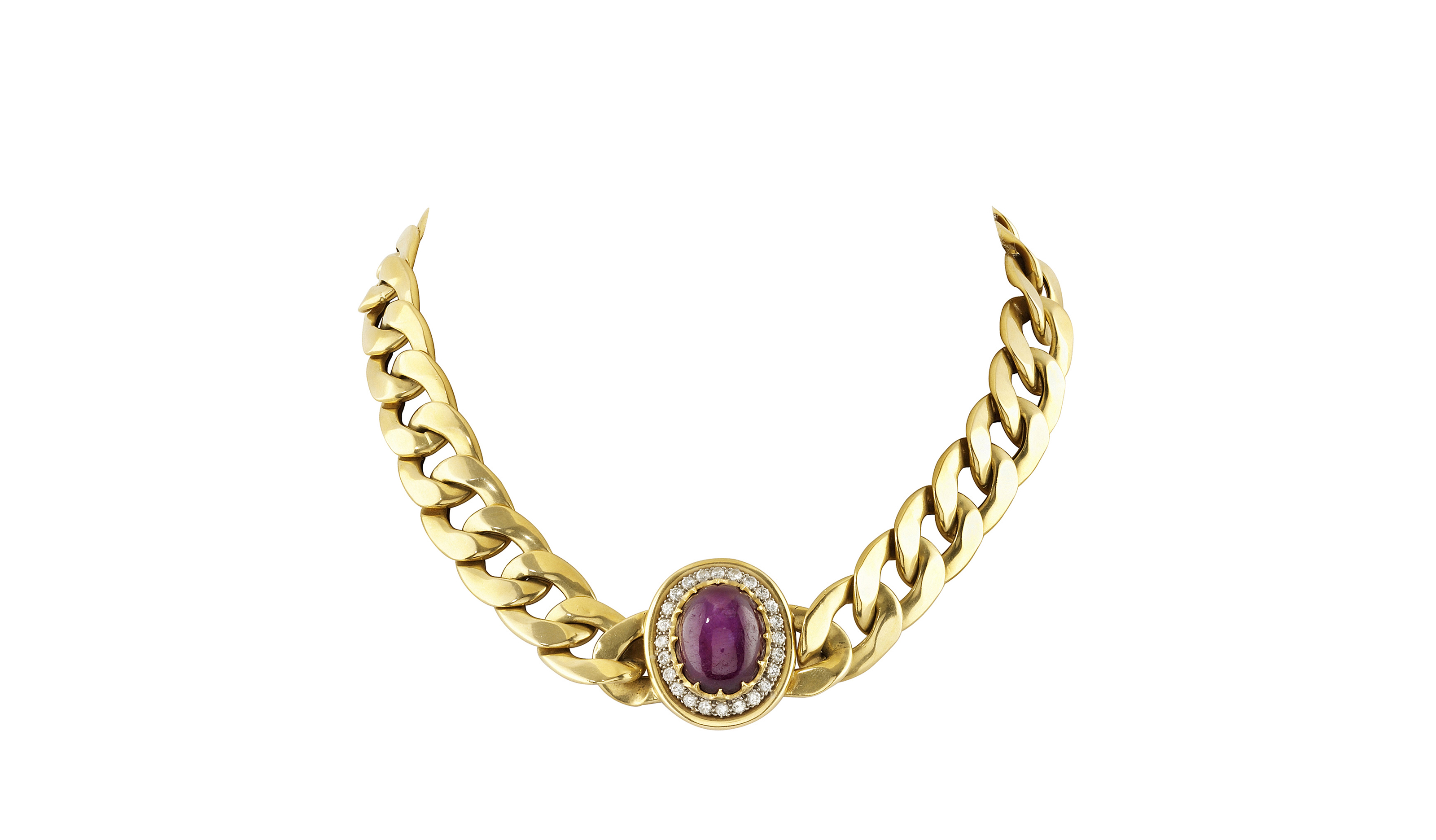 STAR RUBY AND DIAMOND NECKLACE, | Christie’s