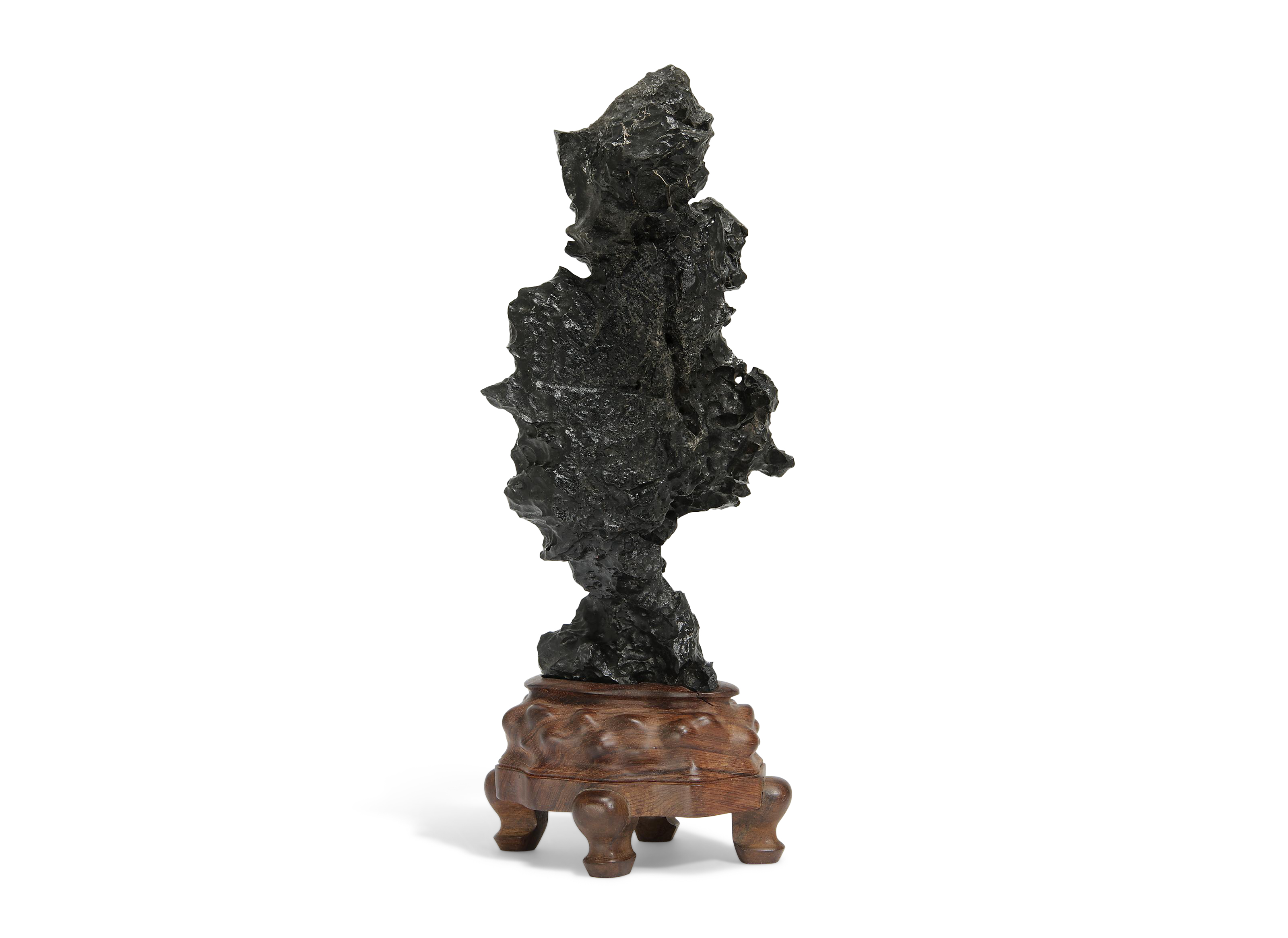 A BLACK STONE SCHOLAR'S ROCK, CHINA, QING DYNASTY (1644-1911) | Christie’s
