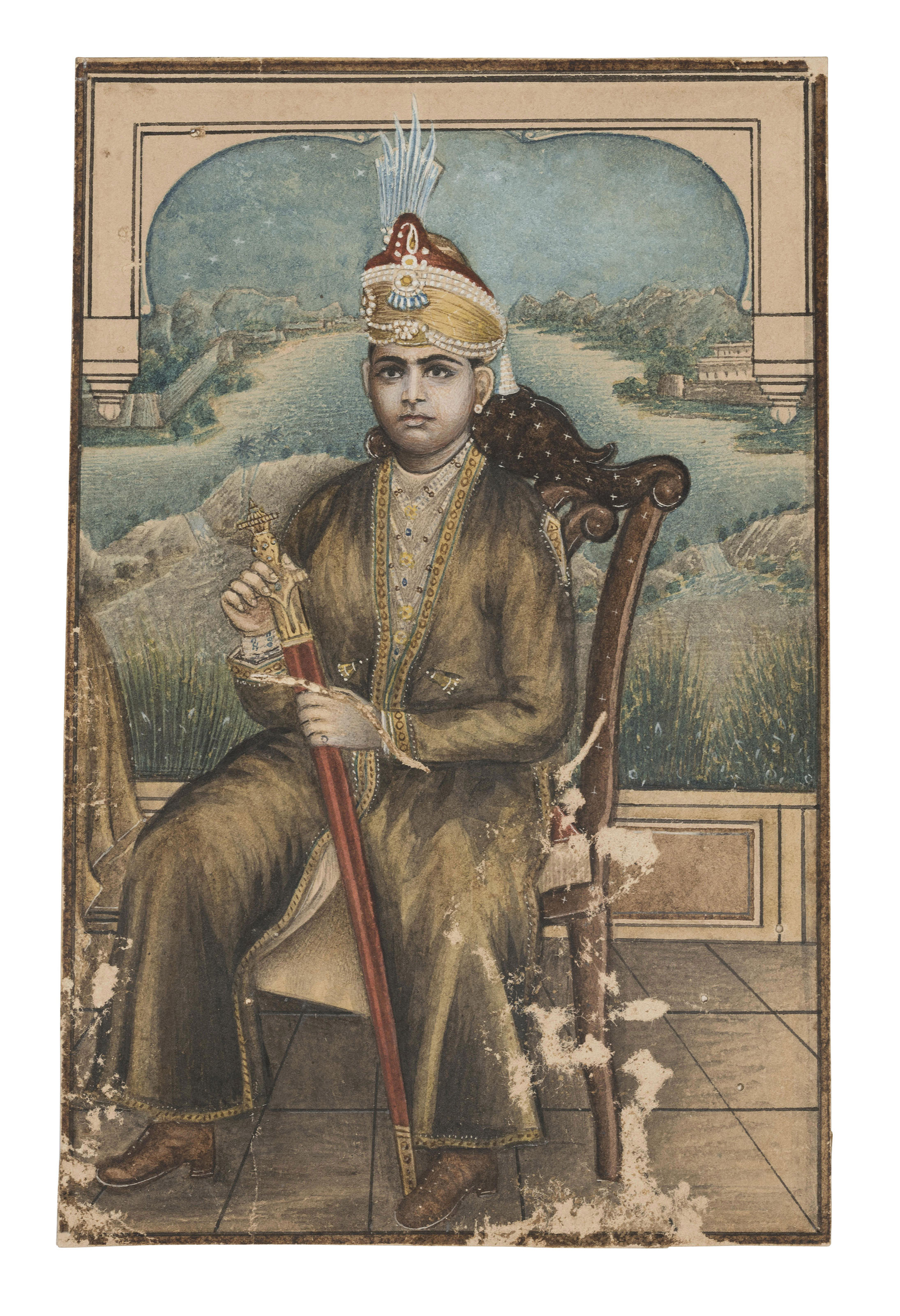MAHARAJA JAI SINGH OF JAIPUR, JAIPUR, RAJASTHAN, NORTH INDIA, CIRCA ...