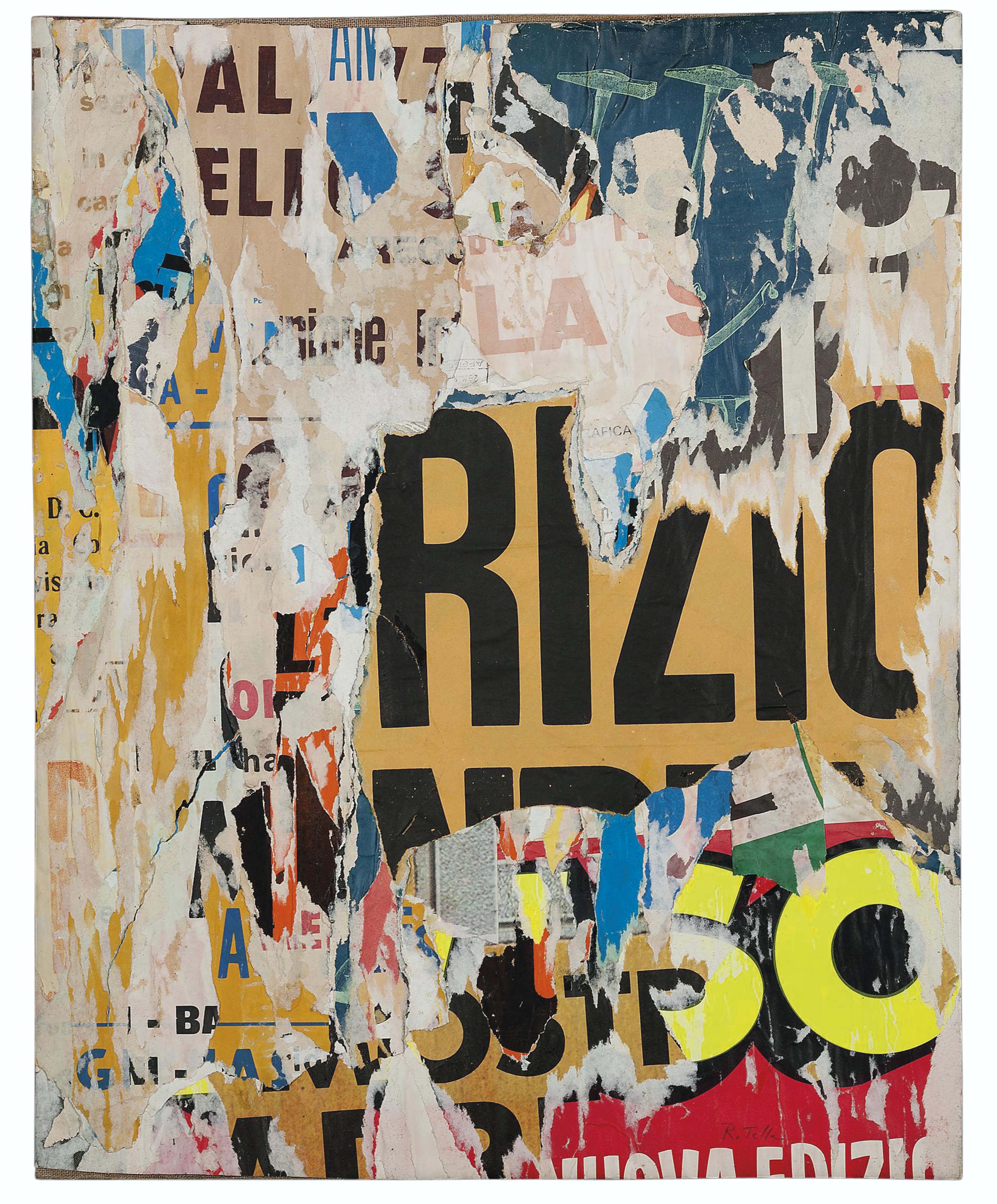 MIMMO ROTELLA (1918-2006), Estroverso (Outgoing) | Christie’s